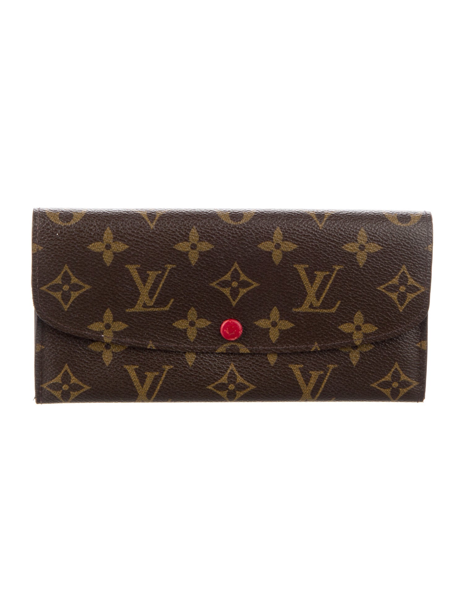 Louis Vuitton LV Monogram Coated Canvas Sarah Wallet - Brown Wallets ...