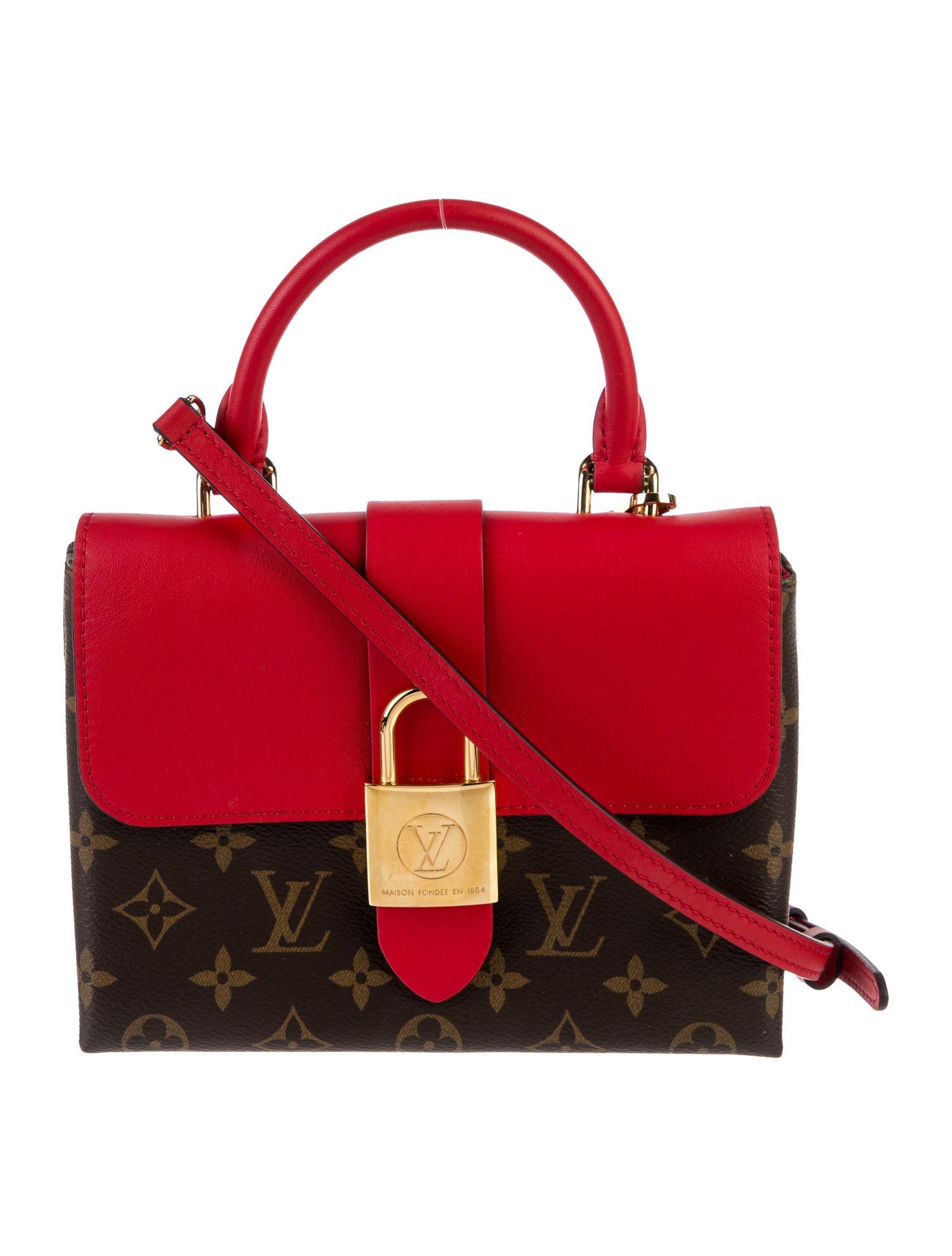 Louis Vuitton Monogram Locky BB - Brown Handle Bags, Handbags ...