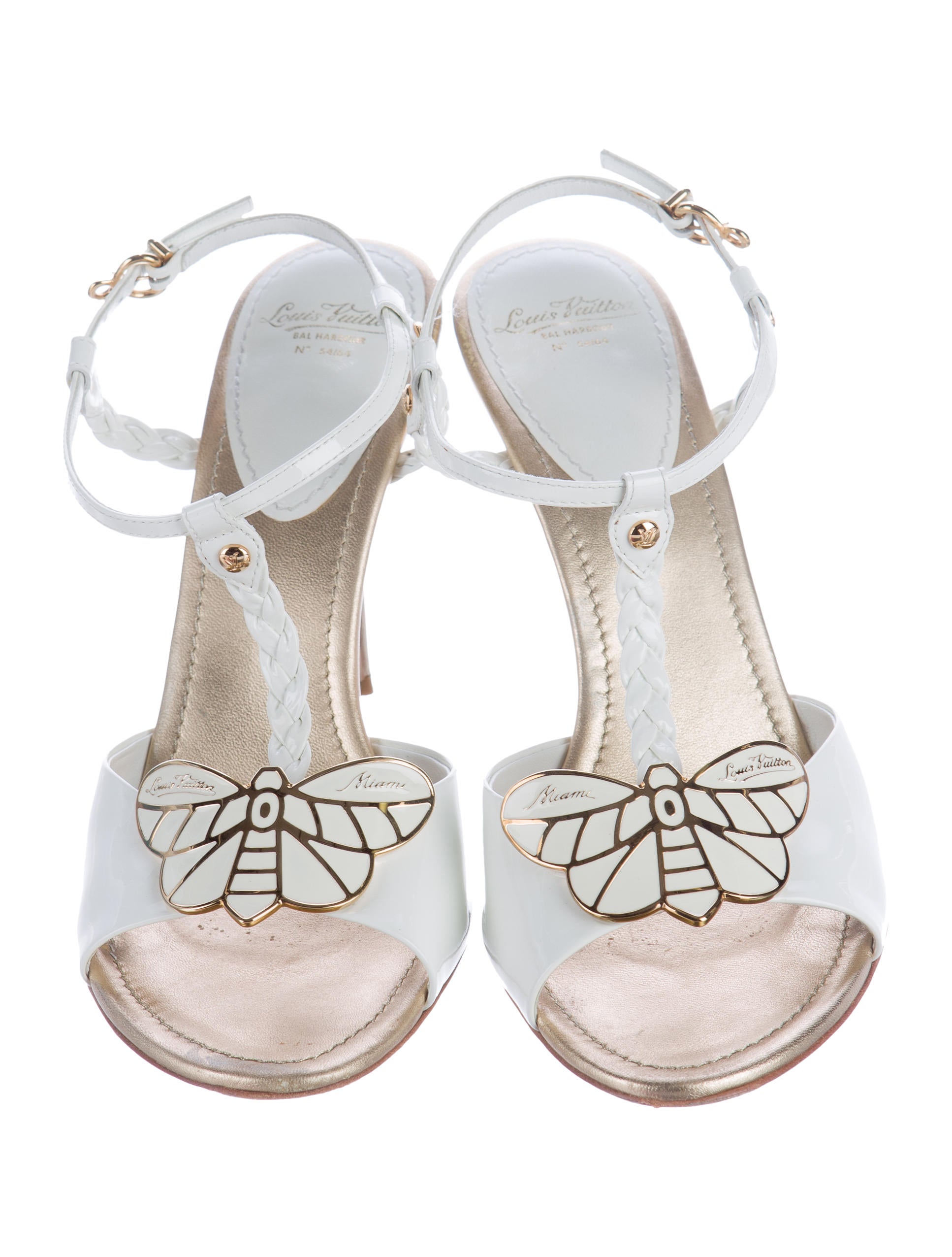 Louis Vuitton White Shoes With Strap | semashow.com