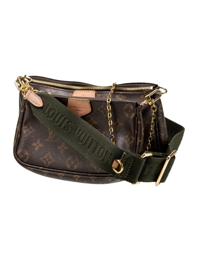 Louis Vuitton LV Monogram Pochette Accessoires - Brown Crossbody Bags ...