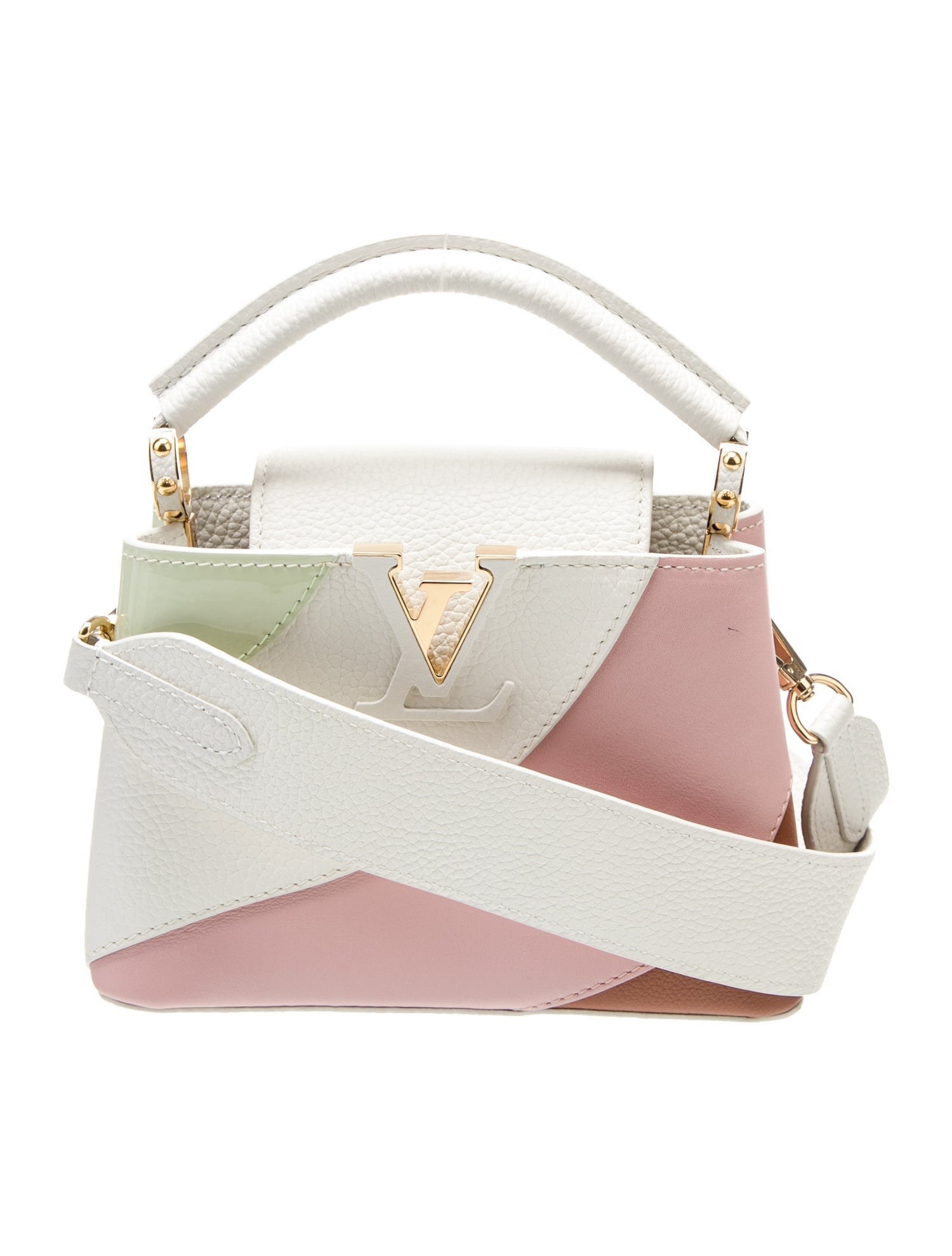 Louis Vuitton Ostrich Capucines Mini - Pink Handle Bags, Handbags ...