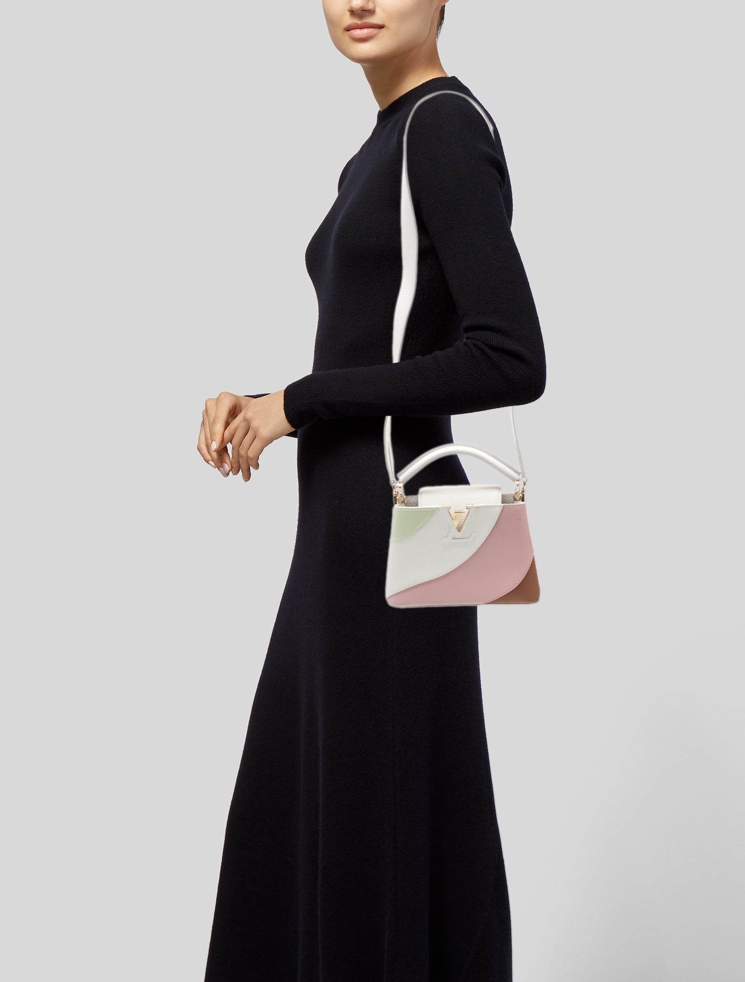 Louis Vuitton Ostrich Capucines Mini - Pink Handle Bags, Handbags ...