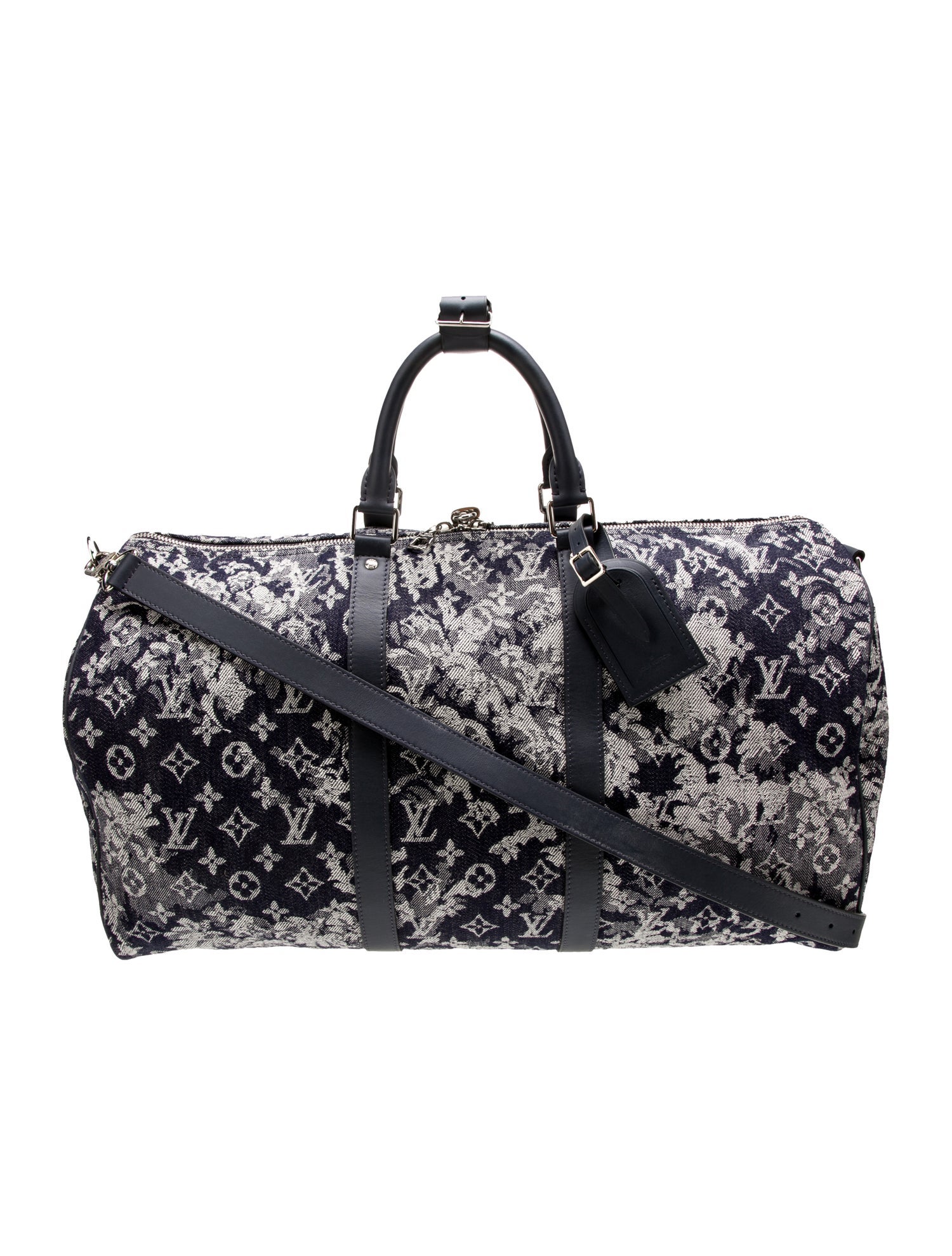 Louis Vuitton x NIGO Monogram Denim Drip & Taurillon Keepall ...