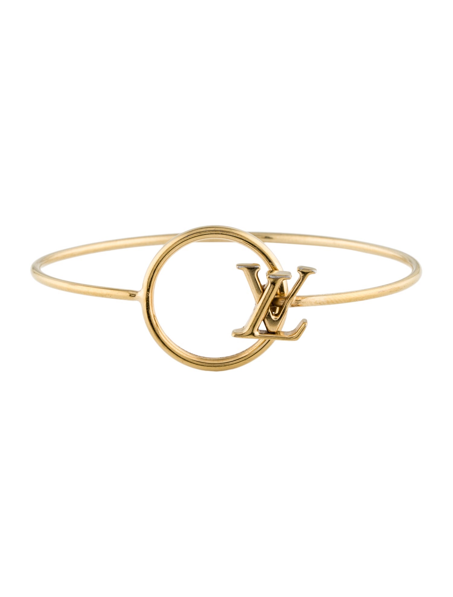 Louis Vuitton LV Eclipse Bracelet - Brass Bangle, Bracelets - LOU954250 | The RealReal