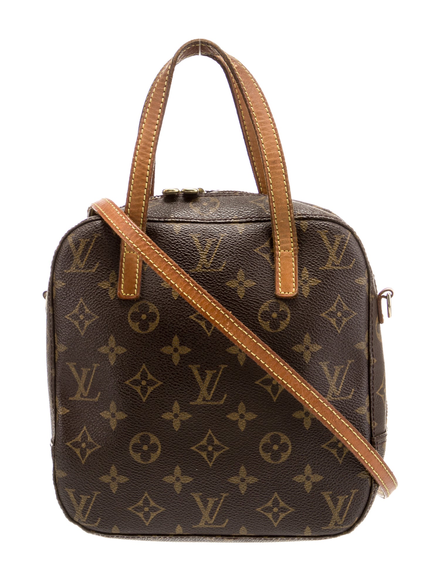 Louis Vuitton LV Monogram Spontini Vintage - Brown Handle Bags ...