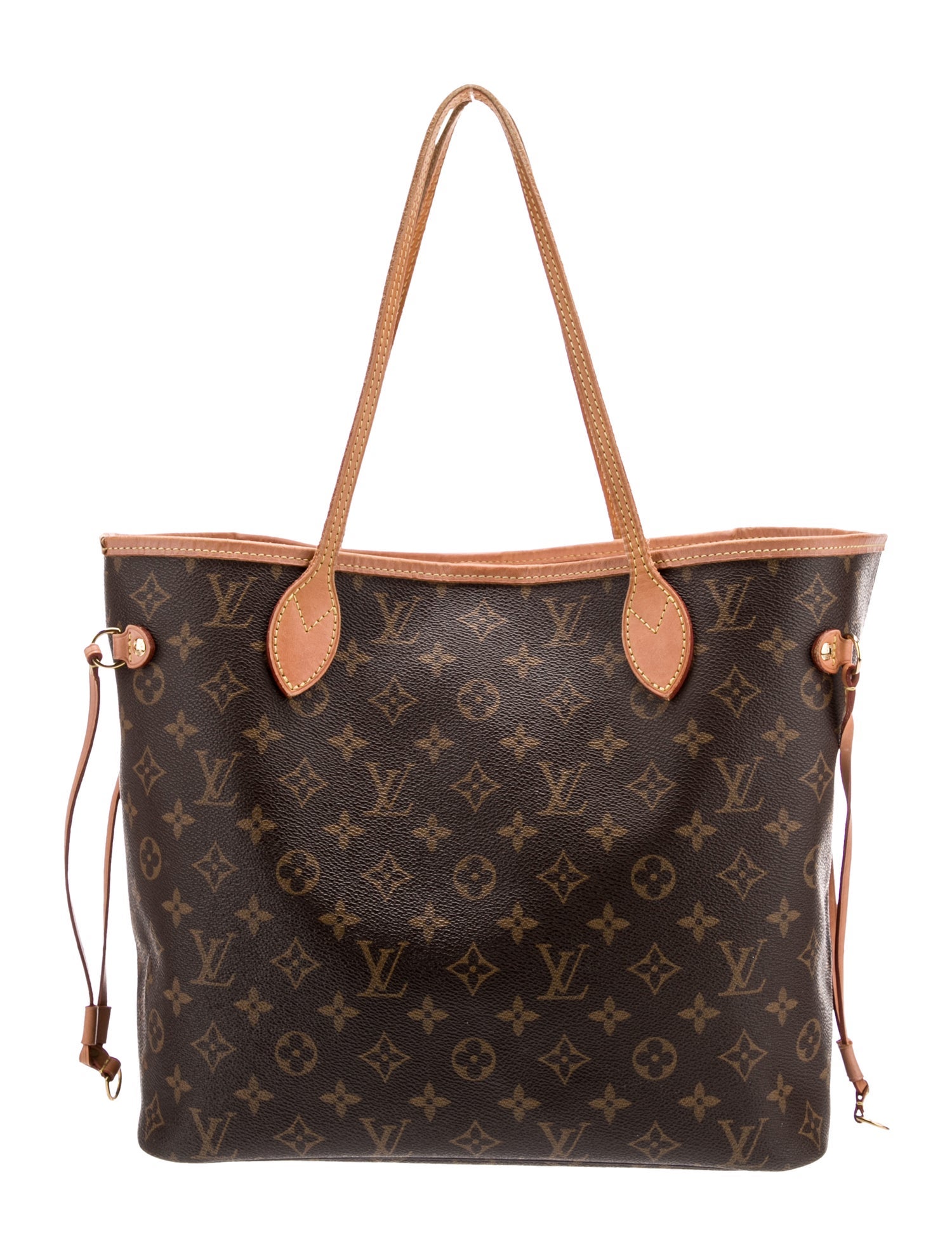 Louis Vuitton Monogram Neverfull MM w/ Pouch - Brown Totes, Handbags ...