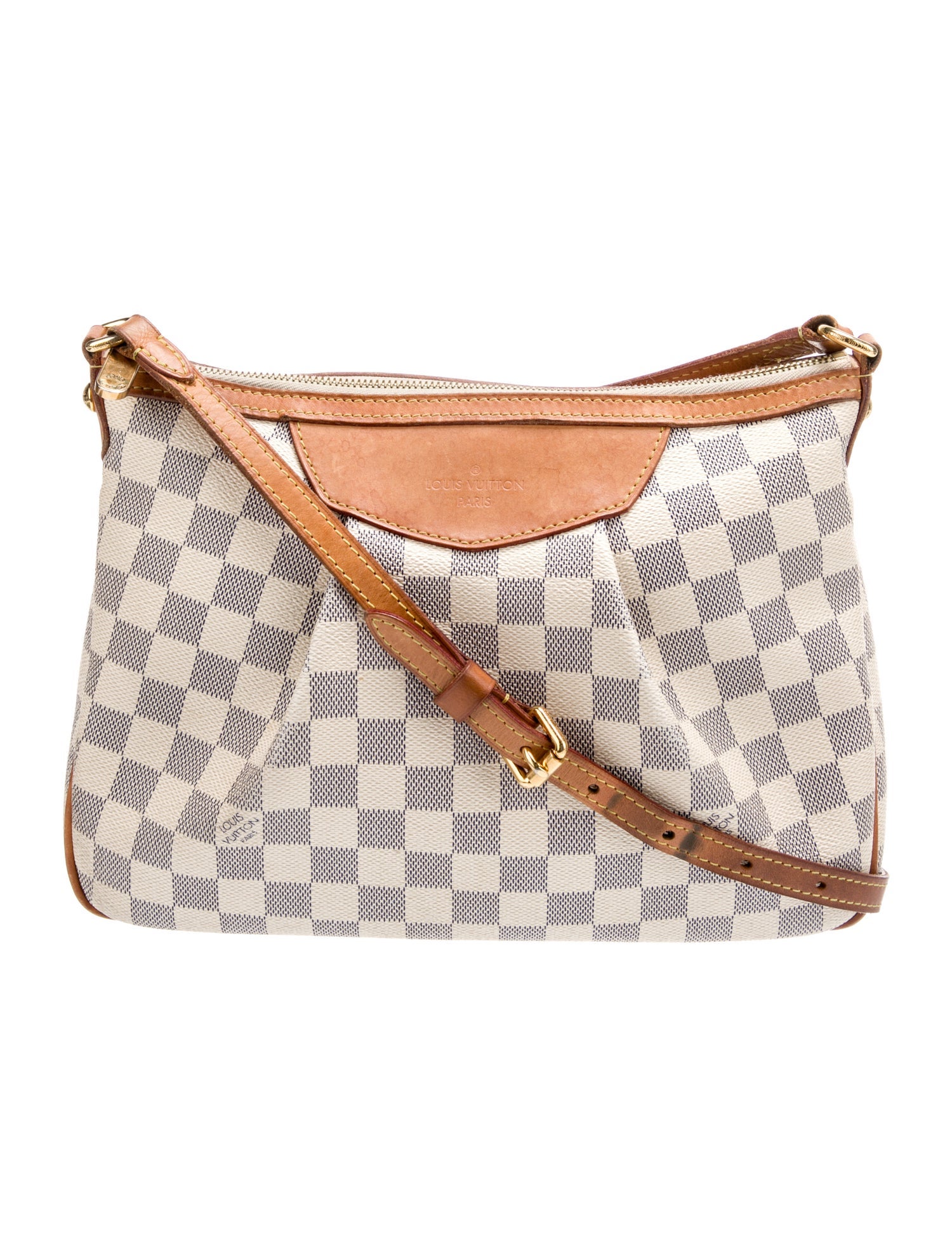 Louis Vuitton Damier Azur Damier Azur Siracusa PM - Neutrals Crossbody ...