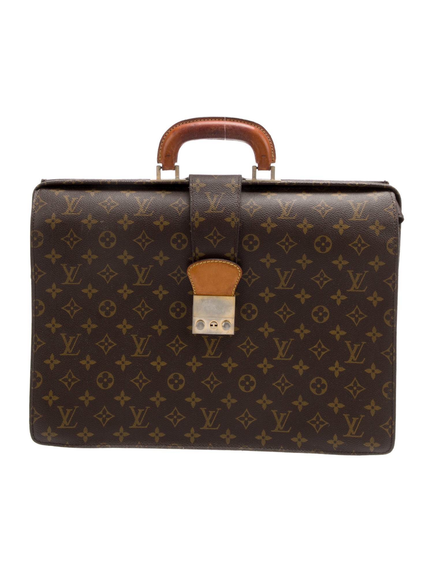 Louis Vuitton LV Monogram Briefcase Vintage - Brown Briefcases, Bags ...