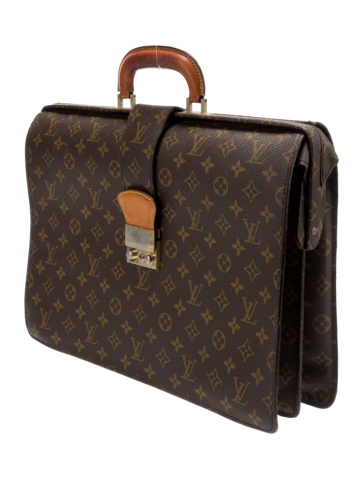 Louis Vuitton Monogram Président Classeur Briefcase - Briefcases, Bags ...