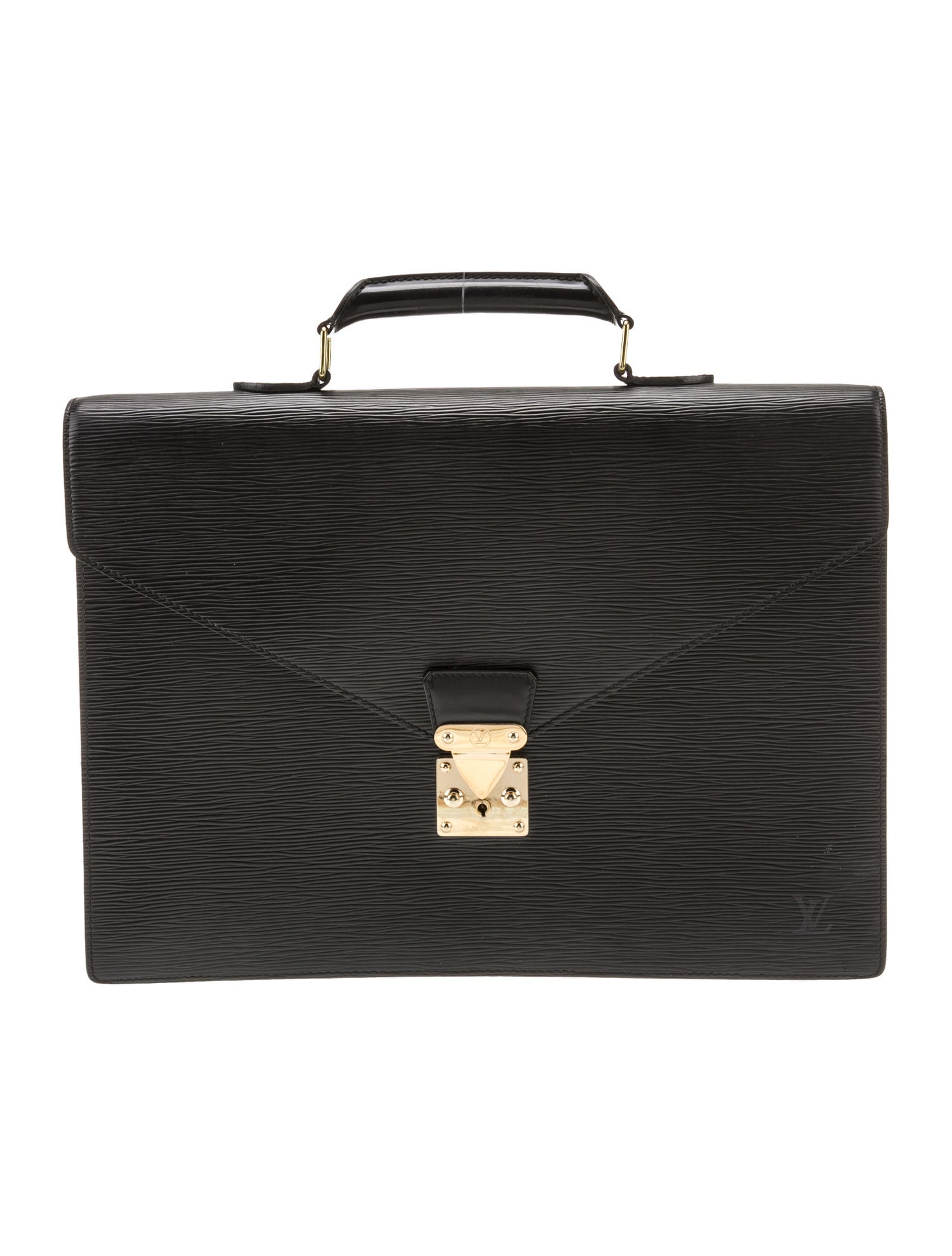 Louis Vuitton Epi Leather Briefcase - Black Briefcases, Bags ...