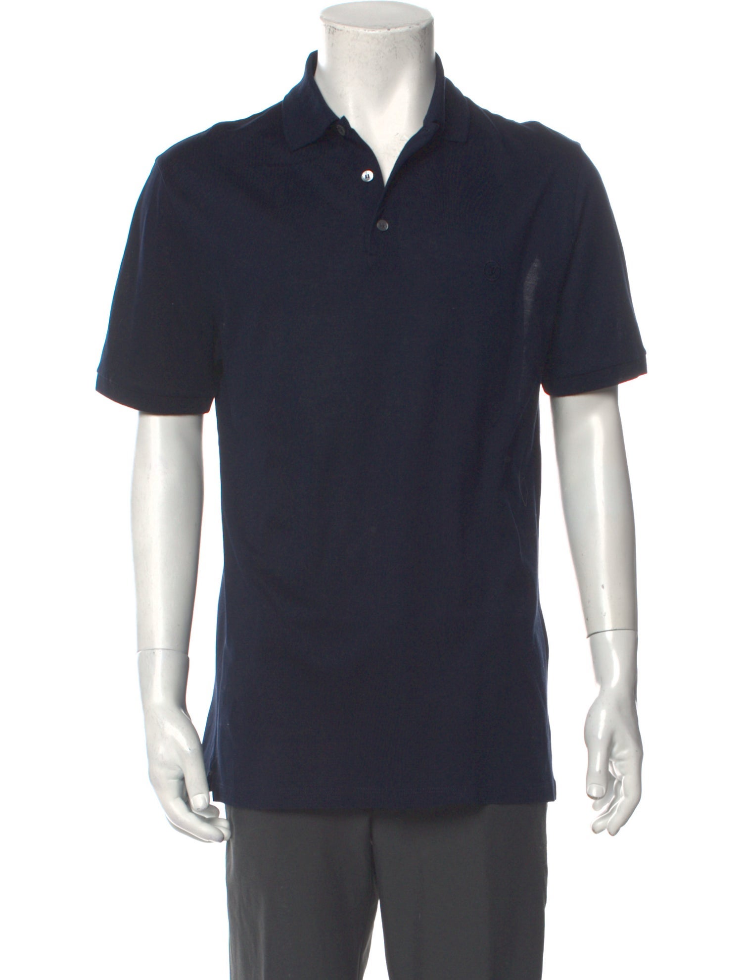 Louis Vuitton 2023 LV Monogram Polo Shirt - Blue Polos, Clothing ...
