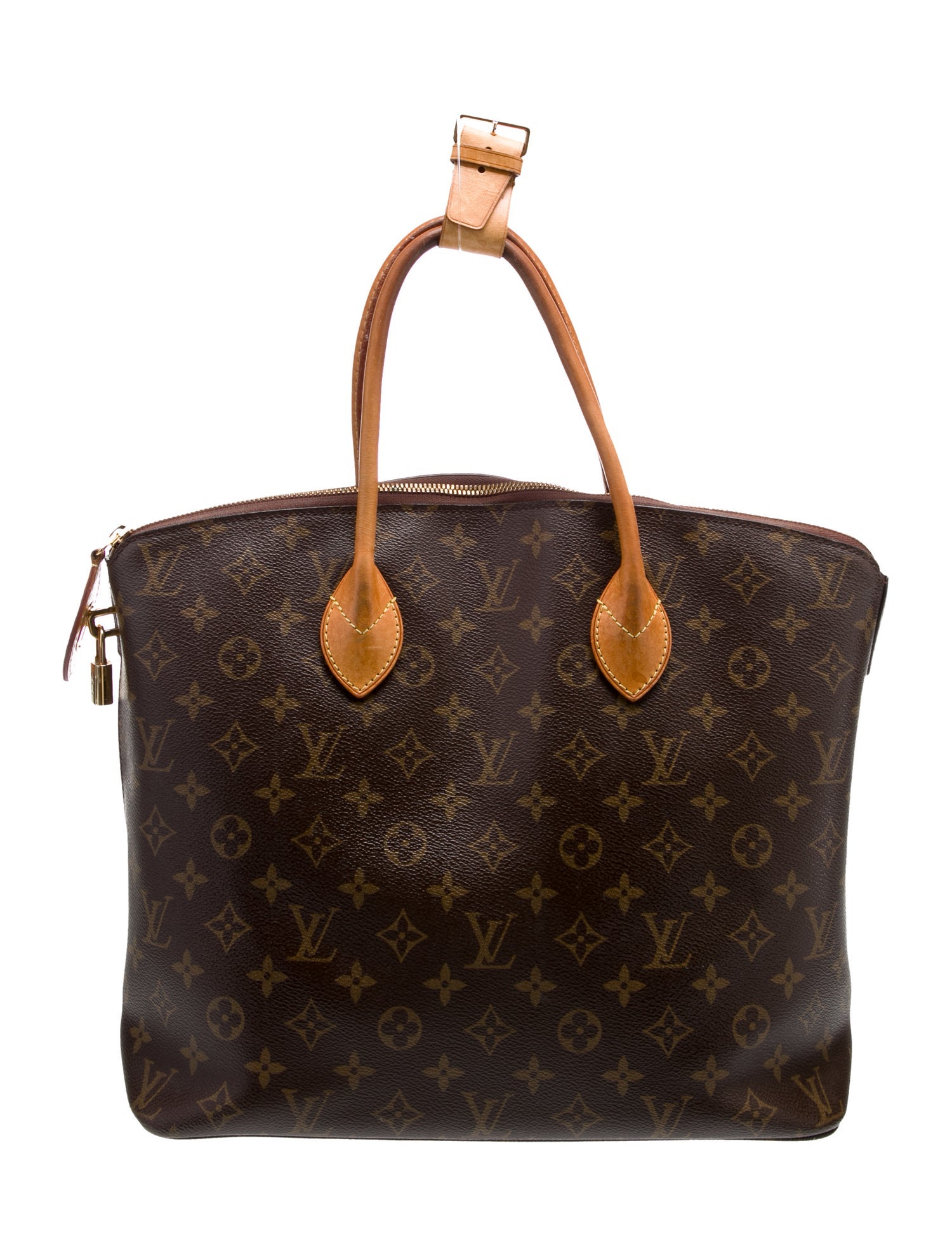 Louis Vuitton LV Monogram Lockit MM - Brown Handle Bags, Handbags ...