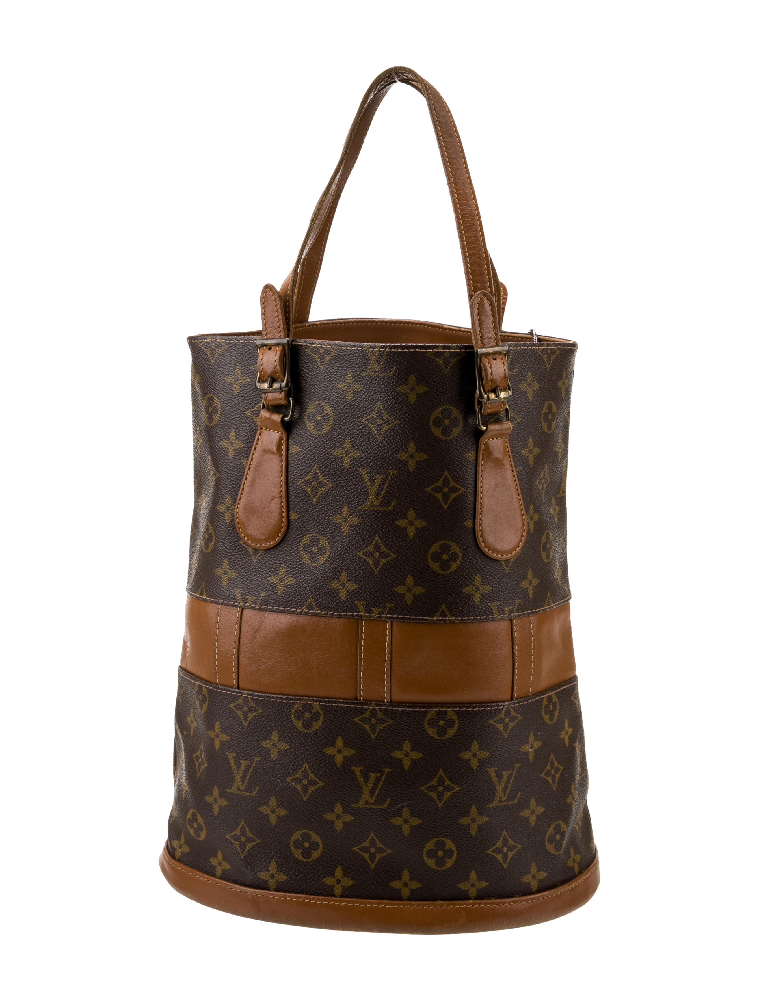Louis Vuitton LV Monogram French Company Monogram Marais Bucket Bag ...