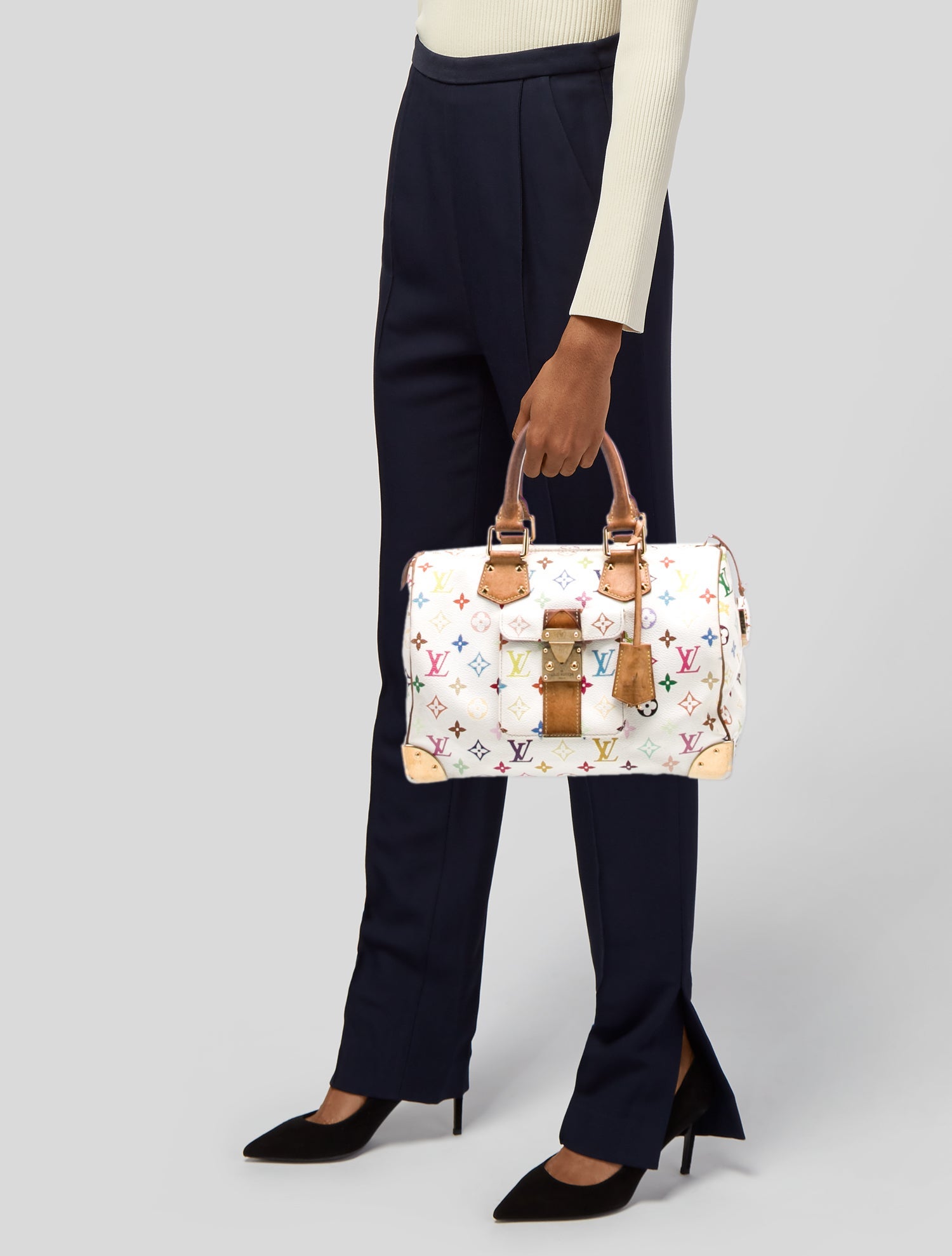 Louis Vuitton x Takashi Murakami Monogram Multicolore Alma PM - White ...