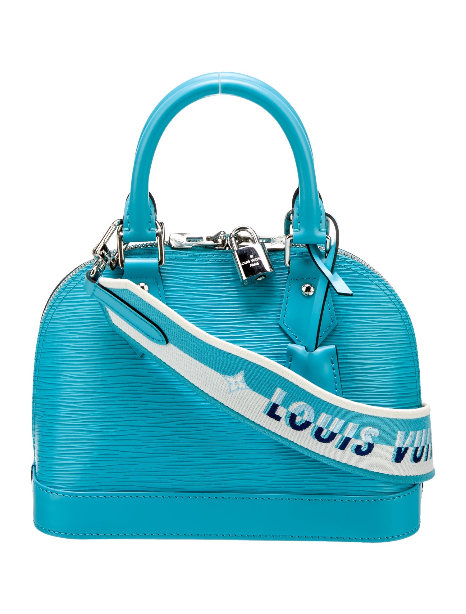 Louis Vuitton Epi Leather Alma BB - Blue Handle Bags, Handbags ...