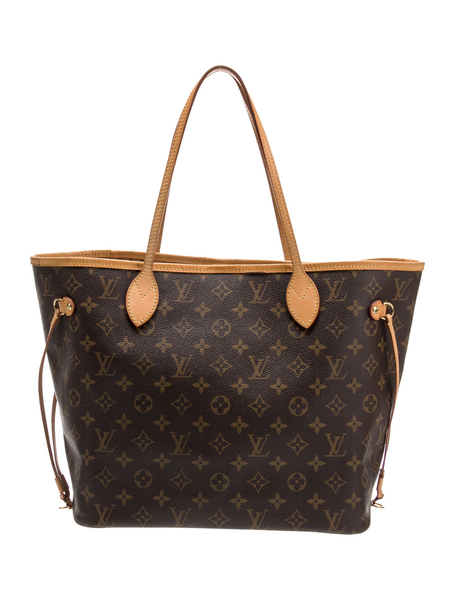 Louis Vuitton Monogram Neverfull MM w/ Pouch - Brown Totes, Handbags ...