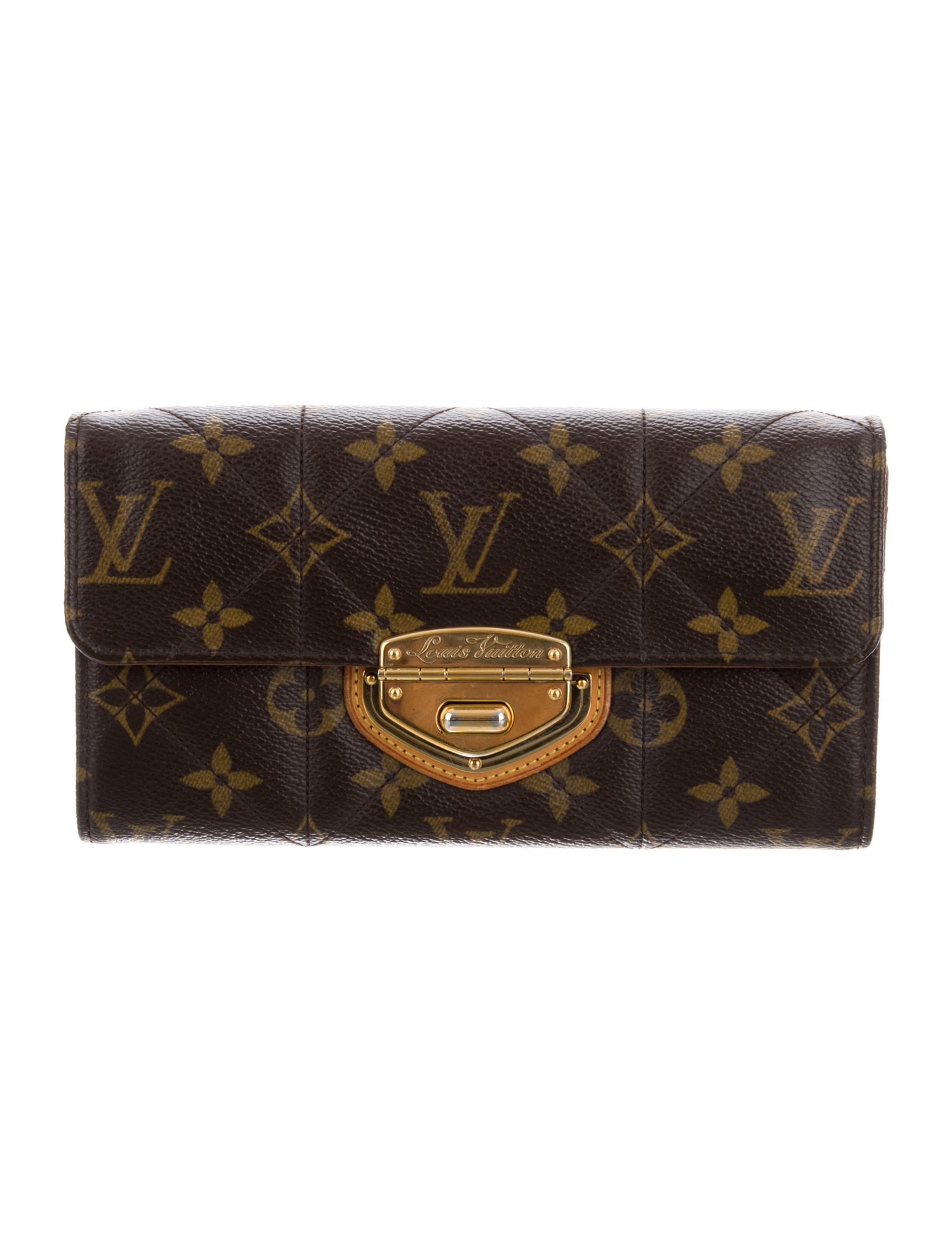 Louis Vuitton Monogram Pattern Coated Canvas Etoile Sarah Wallet ...