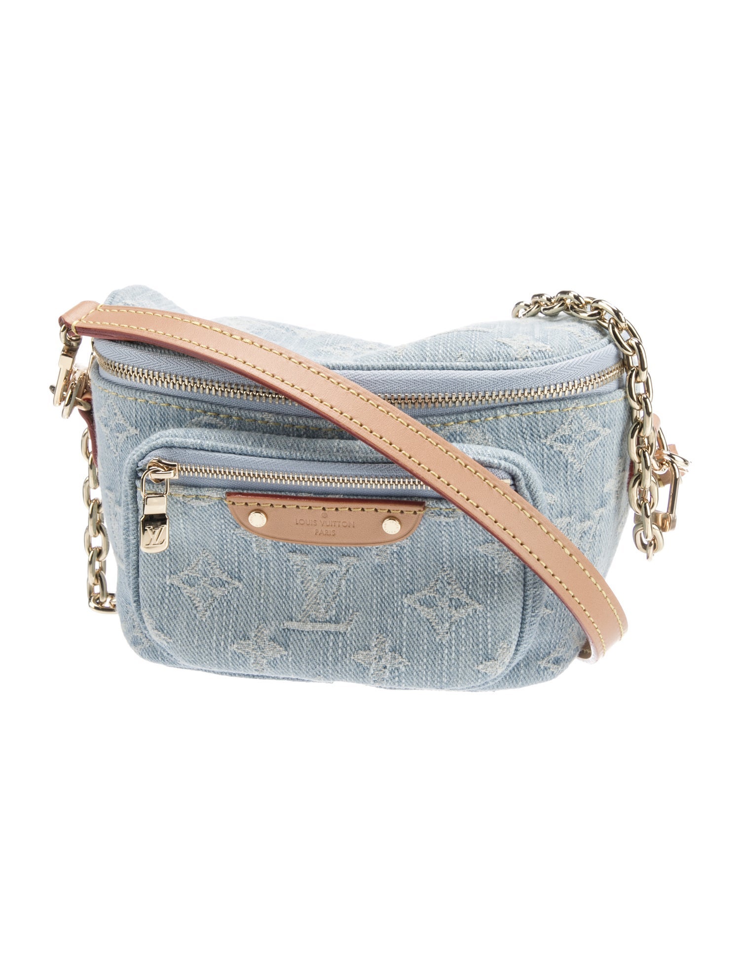 Louis Vuitton LV Monogram Bumbag Mini 2024 - Blue Mini Bags, Handbags ...