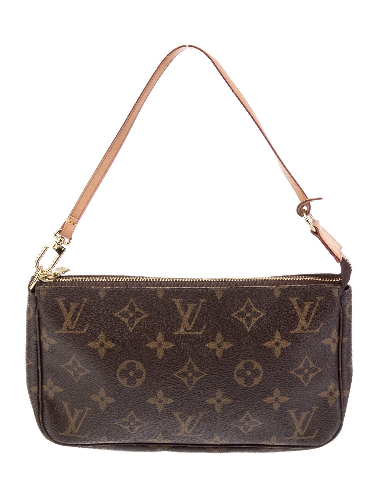 Louis Vuitton LV Monogram Pochette Accessoires - Brown Shoulder Bags ...