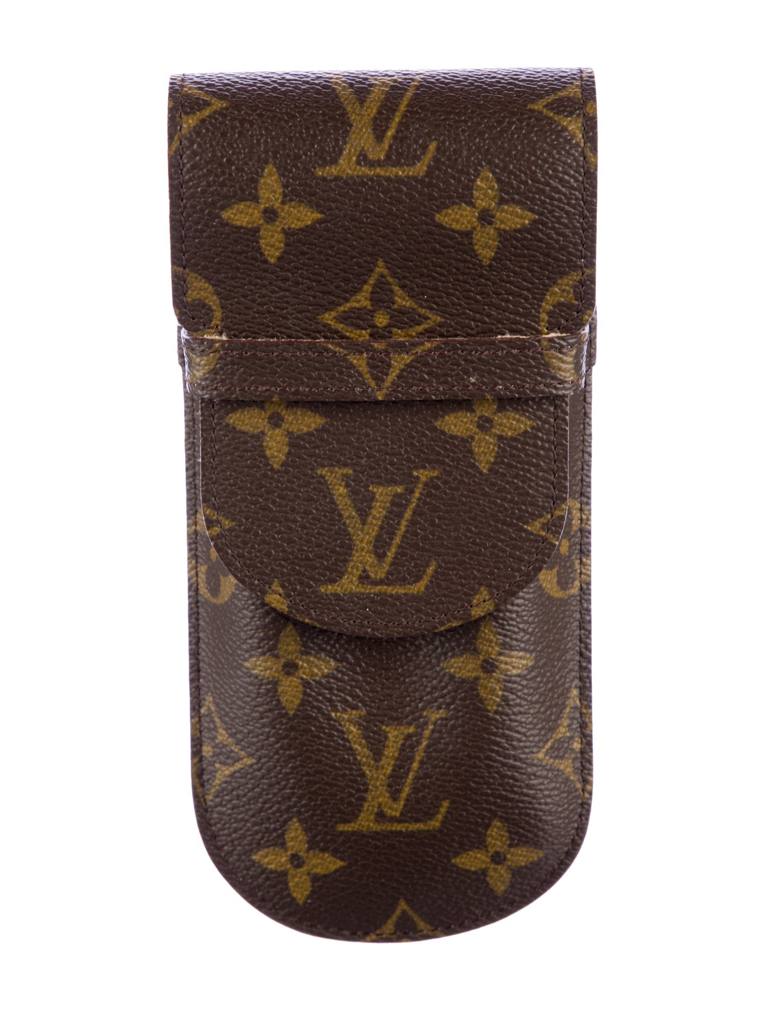 Louis Vuitton Vintage Monogram Etui Lunette Rabat Glasses Case - Brown ...