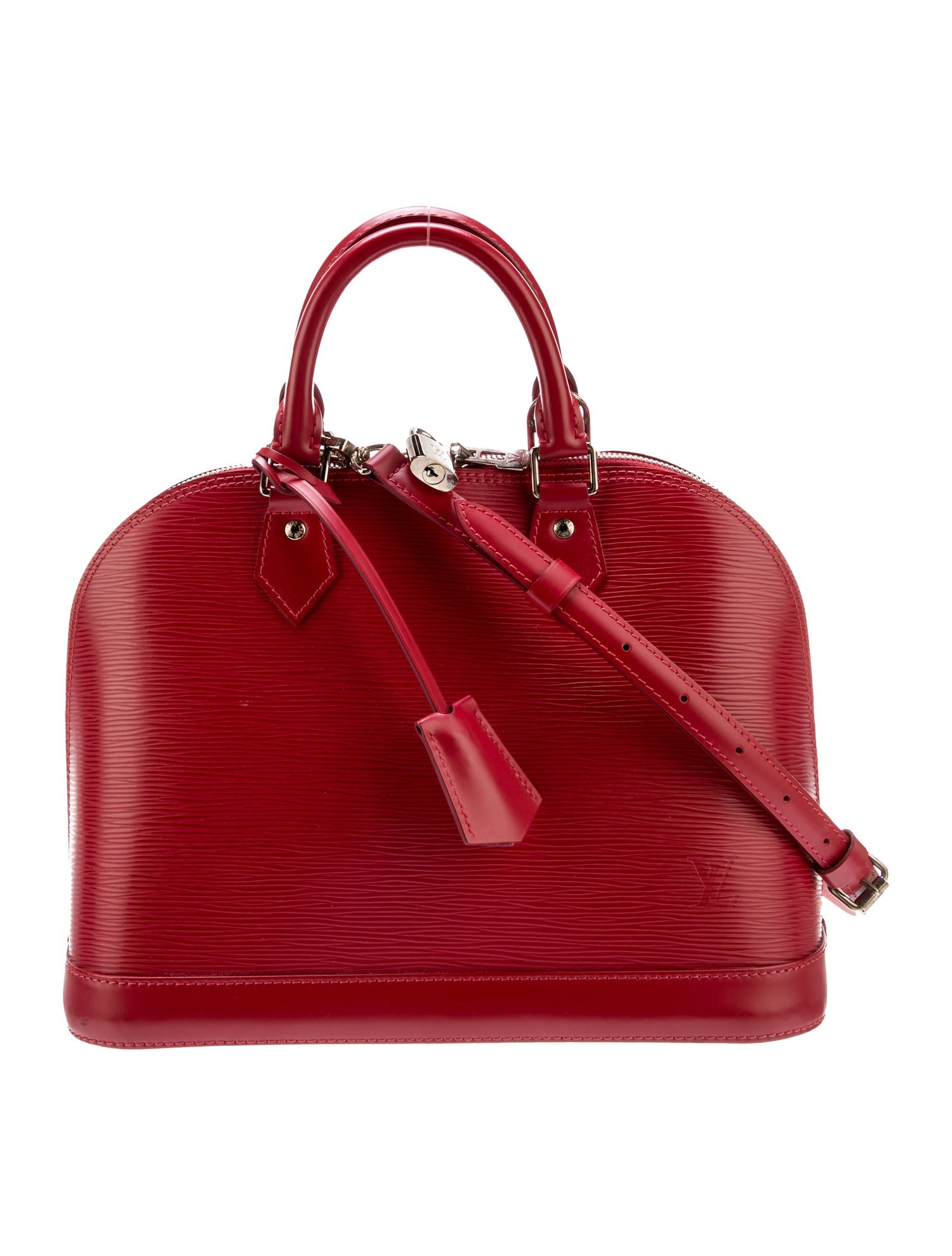 Louis Vuitton Epi Leather Alma PM - Red Handle Bags, Handbags ...