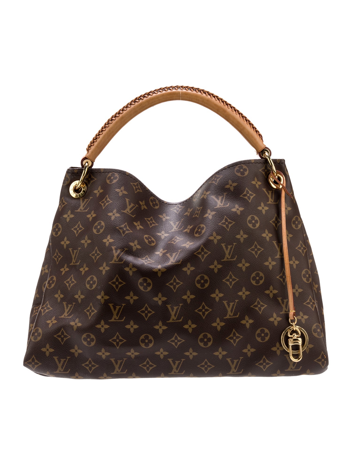 Louis Vuitton Coated Canvas Graceful MM Tote - Brown Totes, Handbags ...