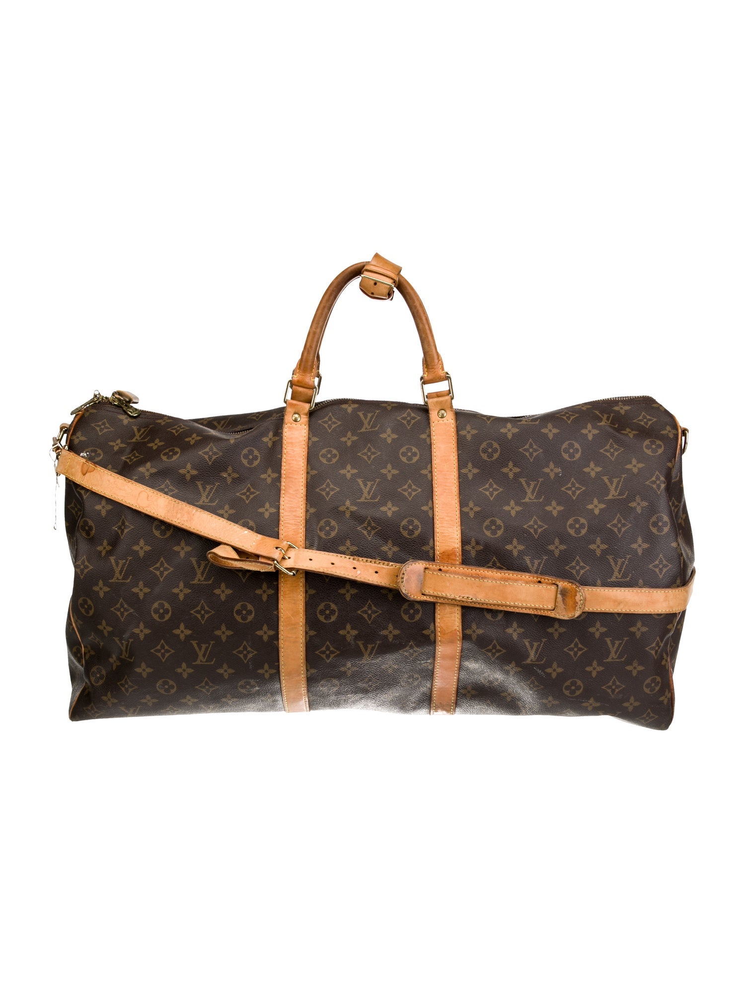 Louis Vuitton x NIGO Monogram Denim Drip Taurillon Keepall Bandouliere 50 - Blue Luggage and ...