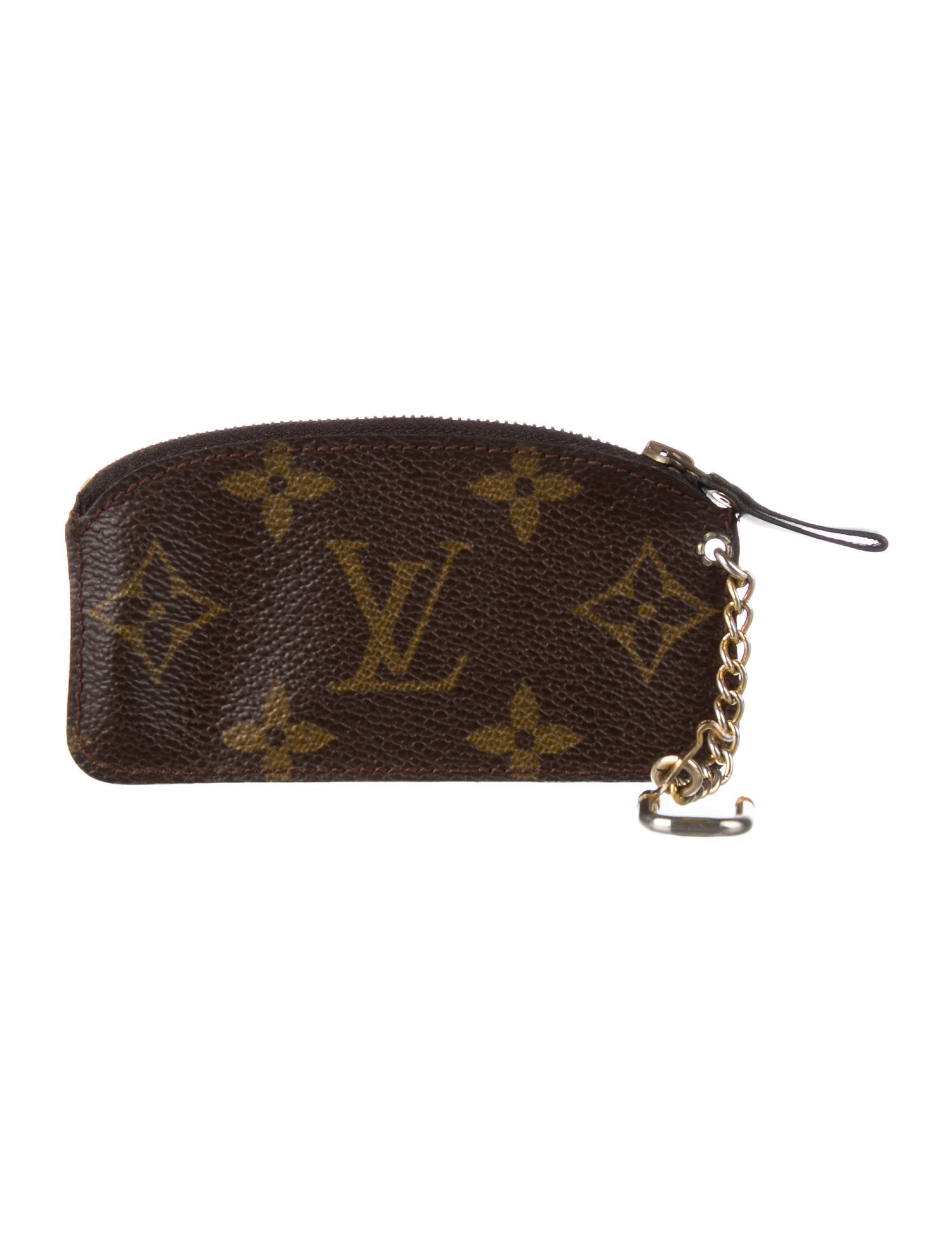 Louis Vuitton LV Monogram Key Pouch - Brown Keychains, Accessories ...