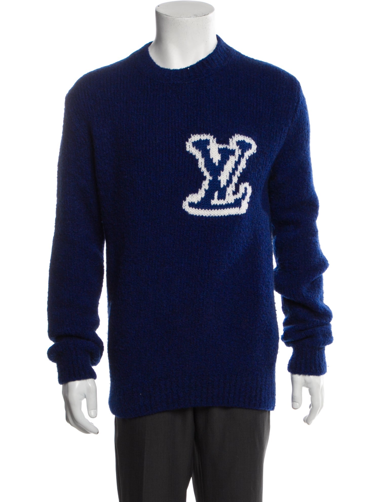 Louis Vuitton 2020 LV Monogram Pullover - Blue Sweaters, Clothing ...