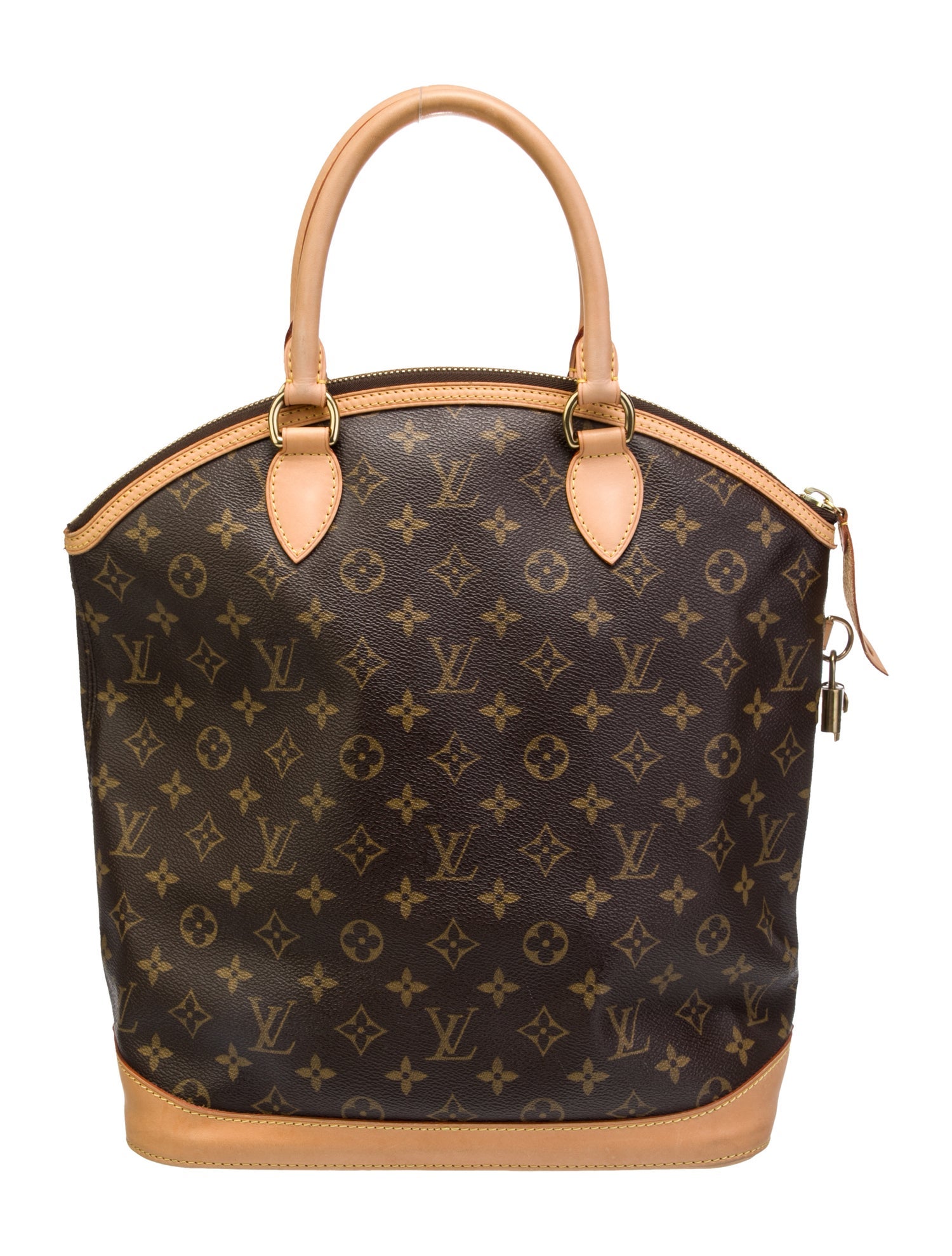 Louis Vuitton LV Monogram Lockit Vertical - Brown Handle Bags, Handbags ...