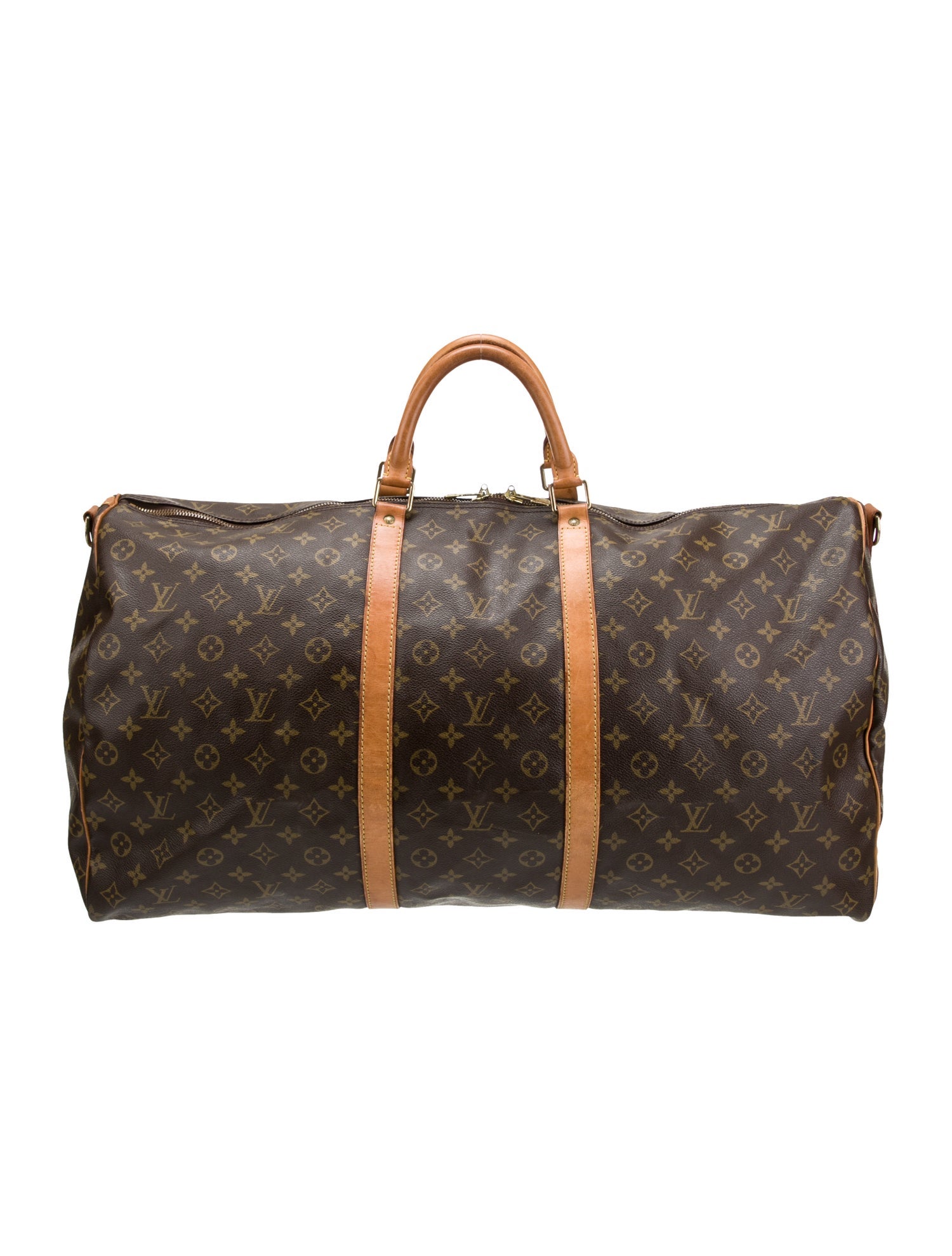 Louis Vuitton LV Monogram Keepall Bandouliere 60 Vintage - Brown Luggage and Travel, Handbags ...