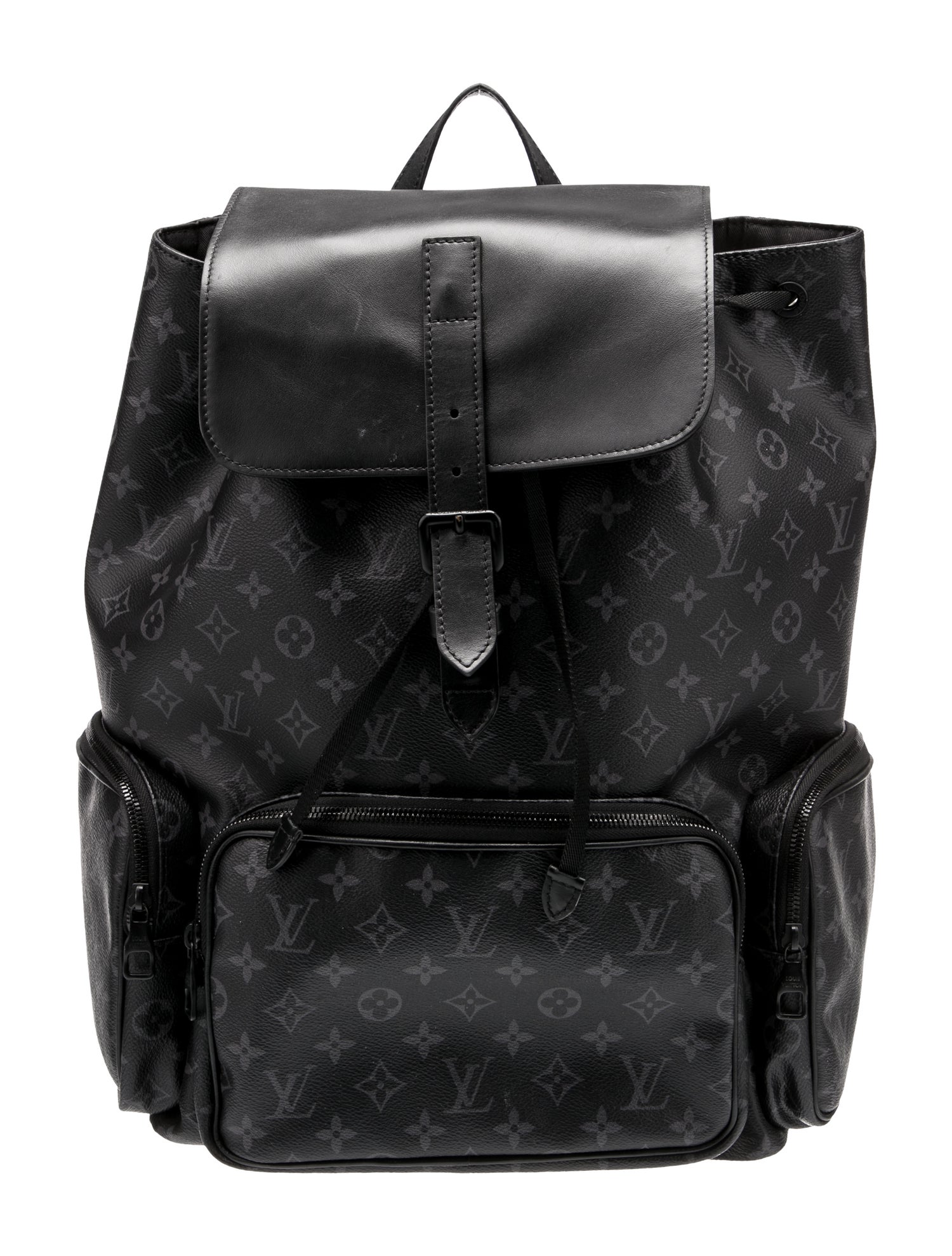 Louis Vuitton Coated Canvas Trio Backpack - Black Backpacks, Bags ...