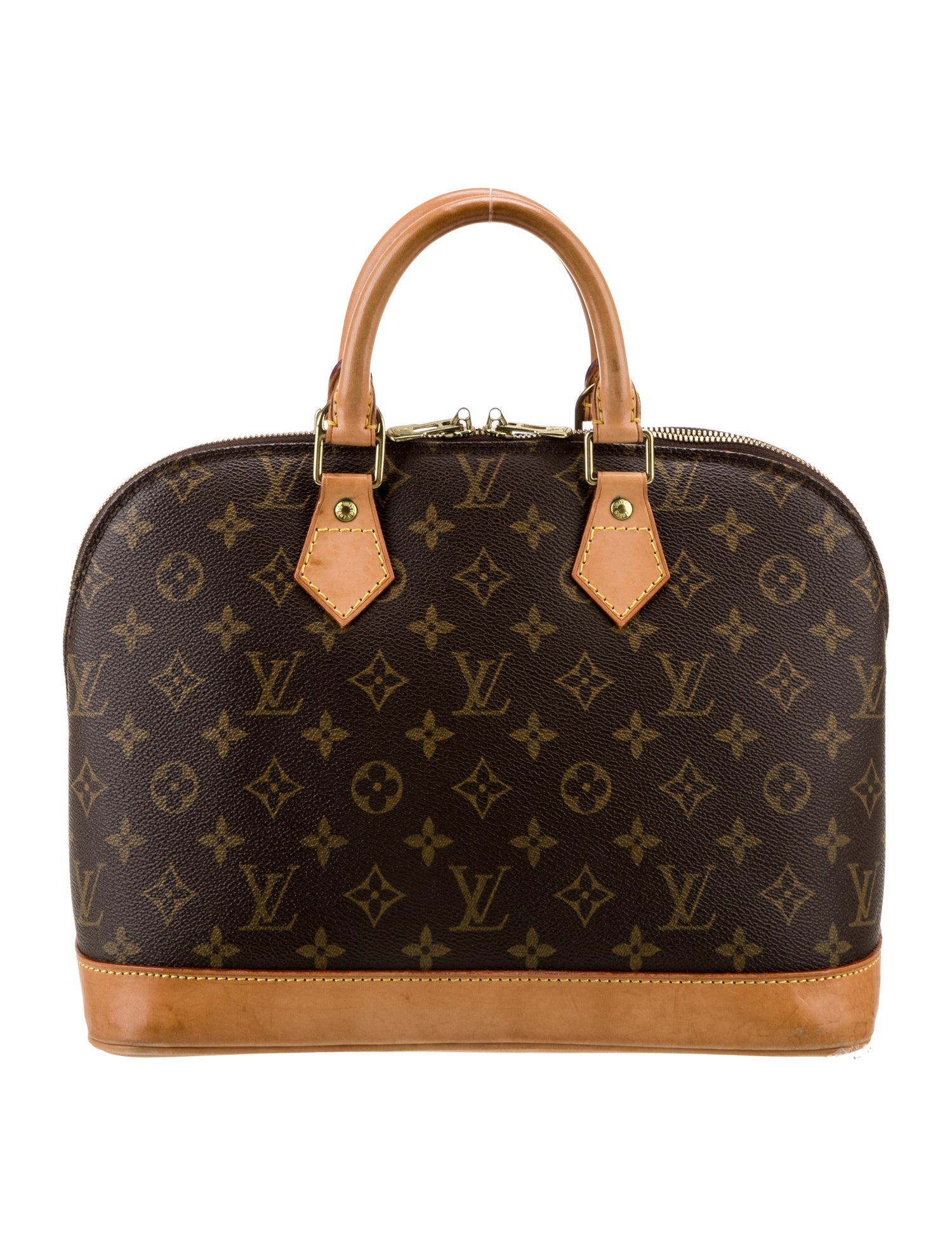 Louis Vuitton LV Monogram Alma PM - Brown Handle Bags, Handbags ...