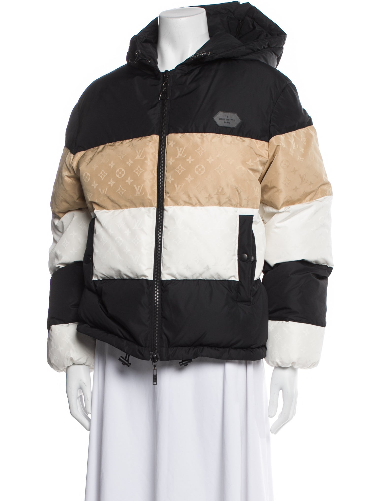 Louis Vuitton 2020 Striped Down Jacket - Black Jackets, Clothing ...