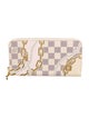 Louis Vuitton Damier Azur Pattern Coated Canvas Zippy Wallet - Neutrals ...