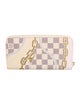 Louis Vuitton Damier Azur Pattern Coated Canvas Zippy Wallet - Neutrals ...