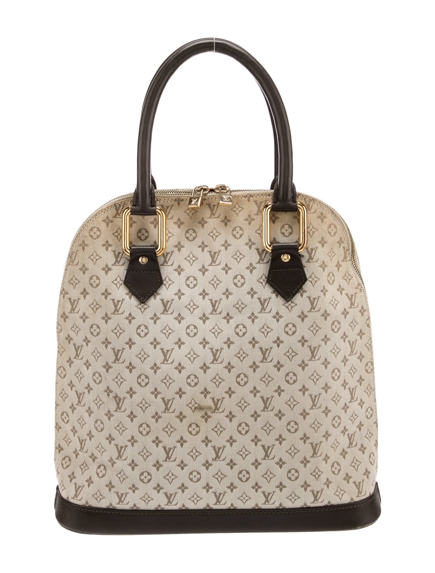 Louis Vuitton Monogram Mini Lin Alma Haut Vintage - Neutrals Handle ...