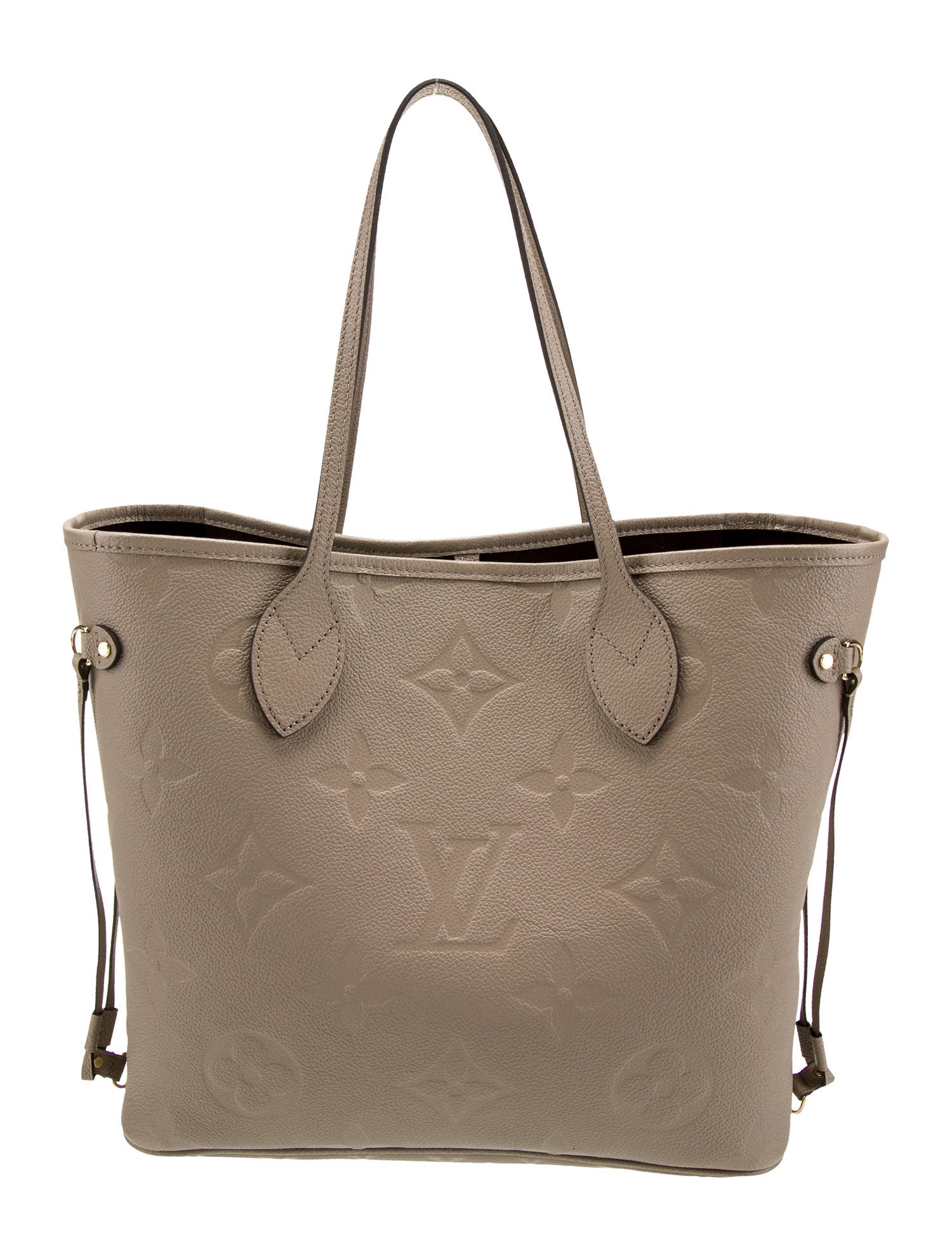 Louis Vuitton LV Monogram Neverfull w/Pouch MM - Neutrals Totes ...