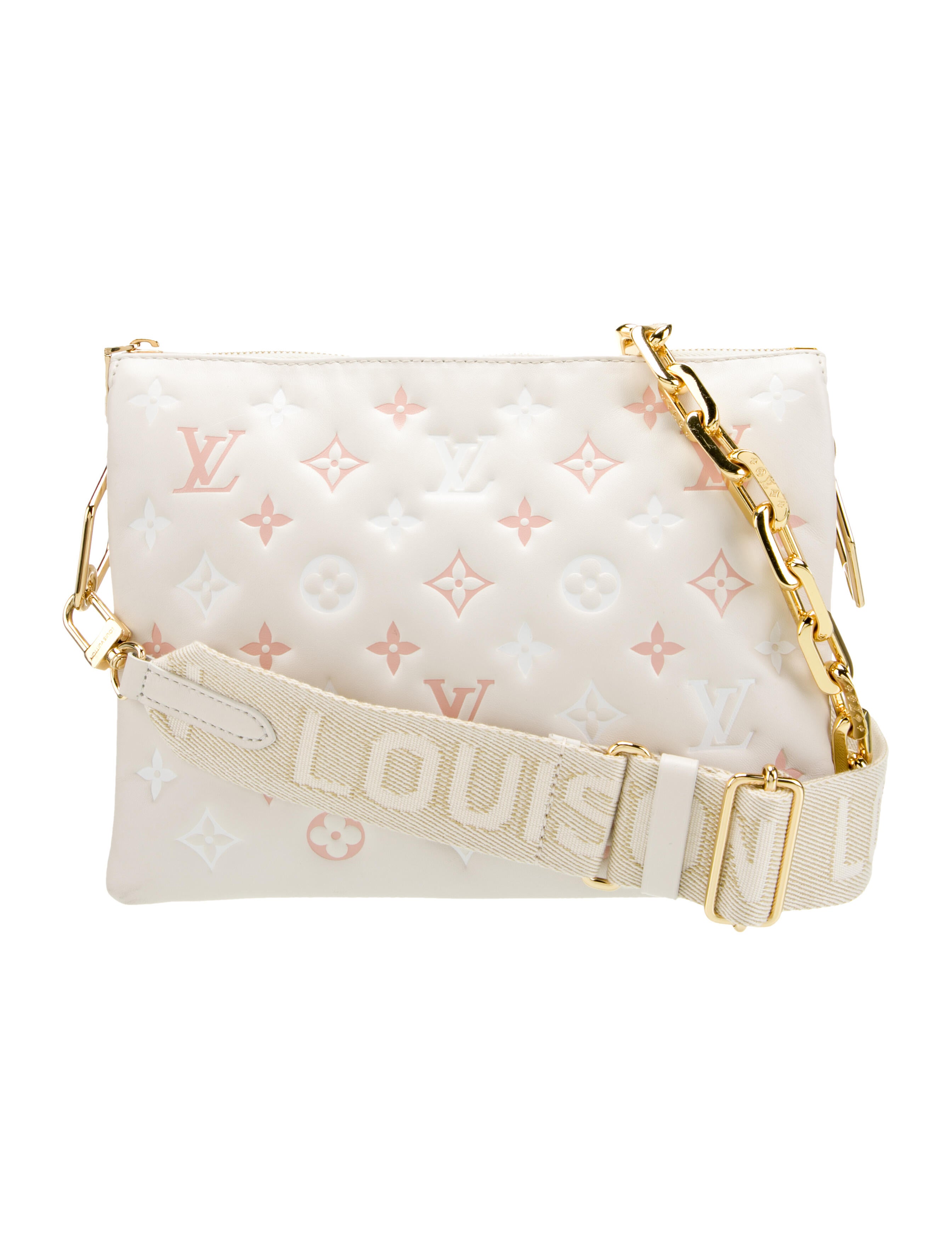 Louis Vuitton Monogram Embossed Coussin PM - Neutrals Crossbody Bags ...