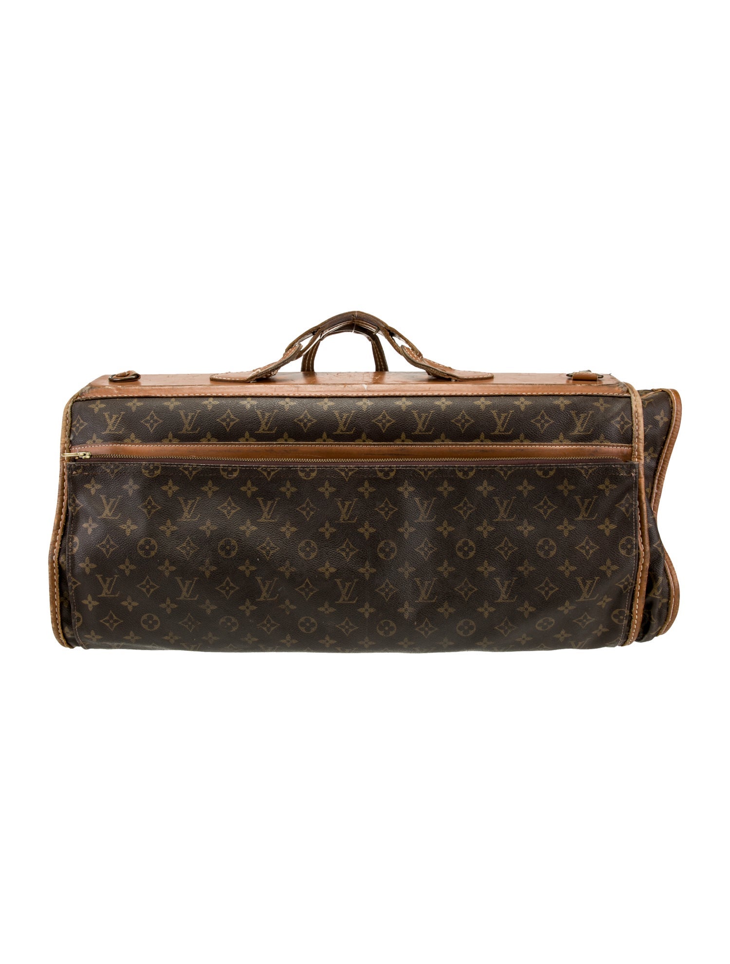 Louis Vuitton LV Monogram Weekender Bag Vintage - Brown Luggage and ...