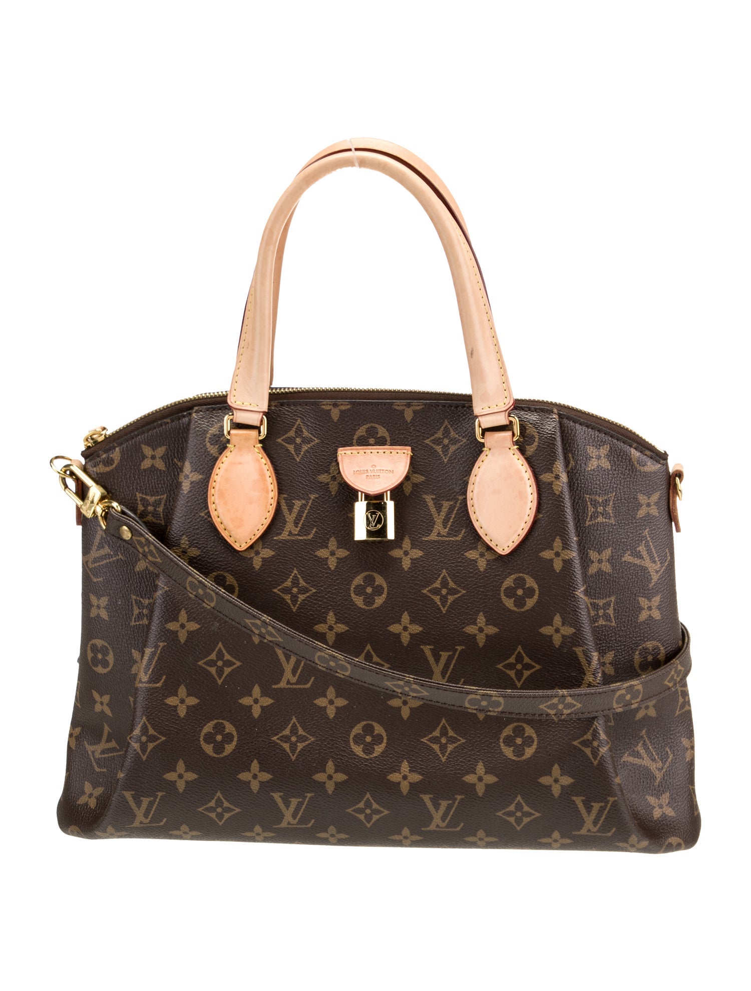Louis Vuitton LV Monogram Rivoli MM - Brown Handle Bags, Handbags ...