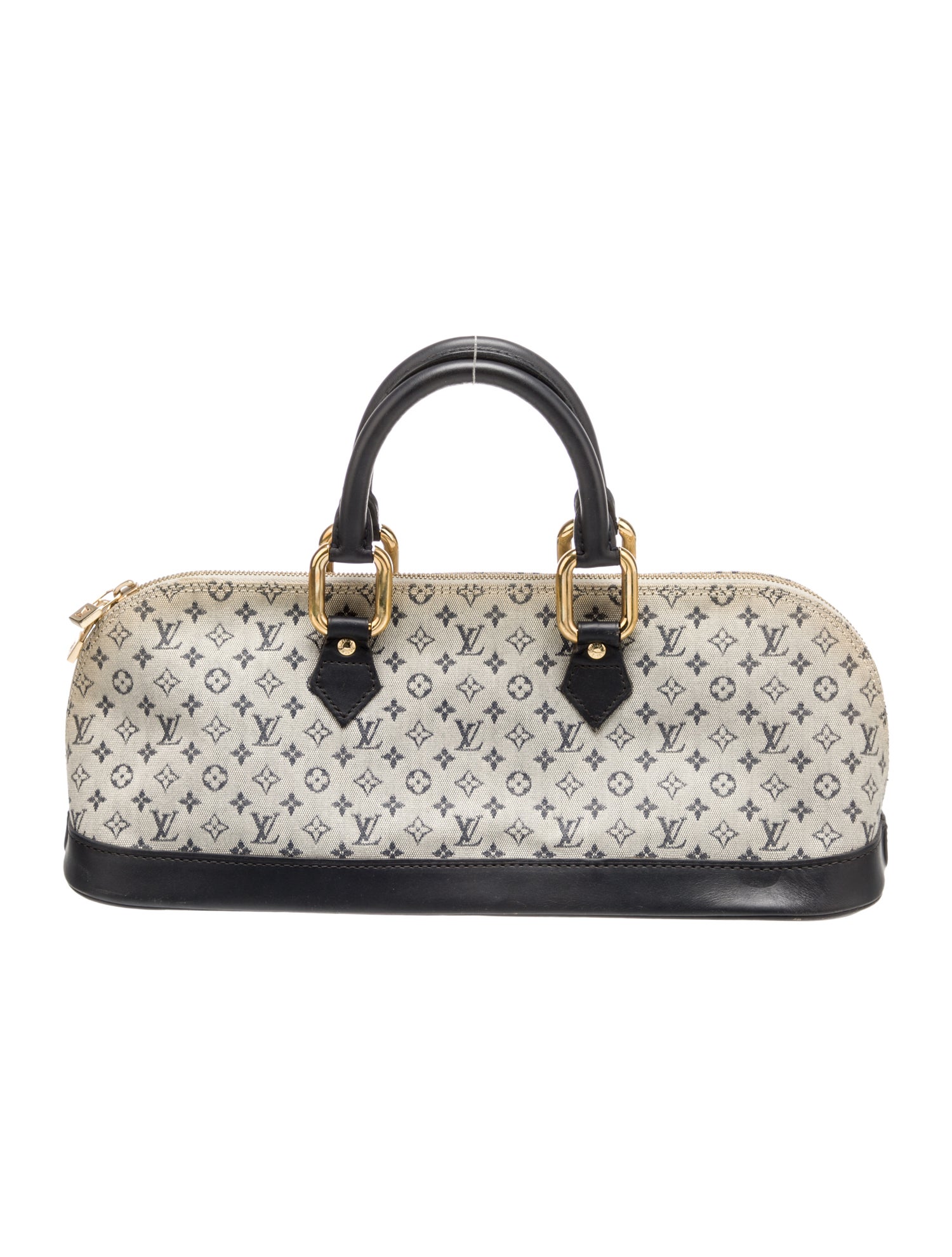 Louis Vuitton Monogram Mini Lin Alma Long - Blue Handle Bags, Handbags ...