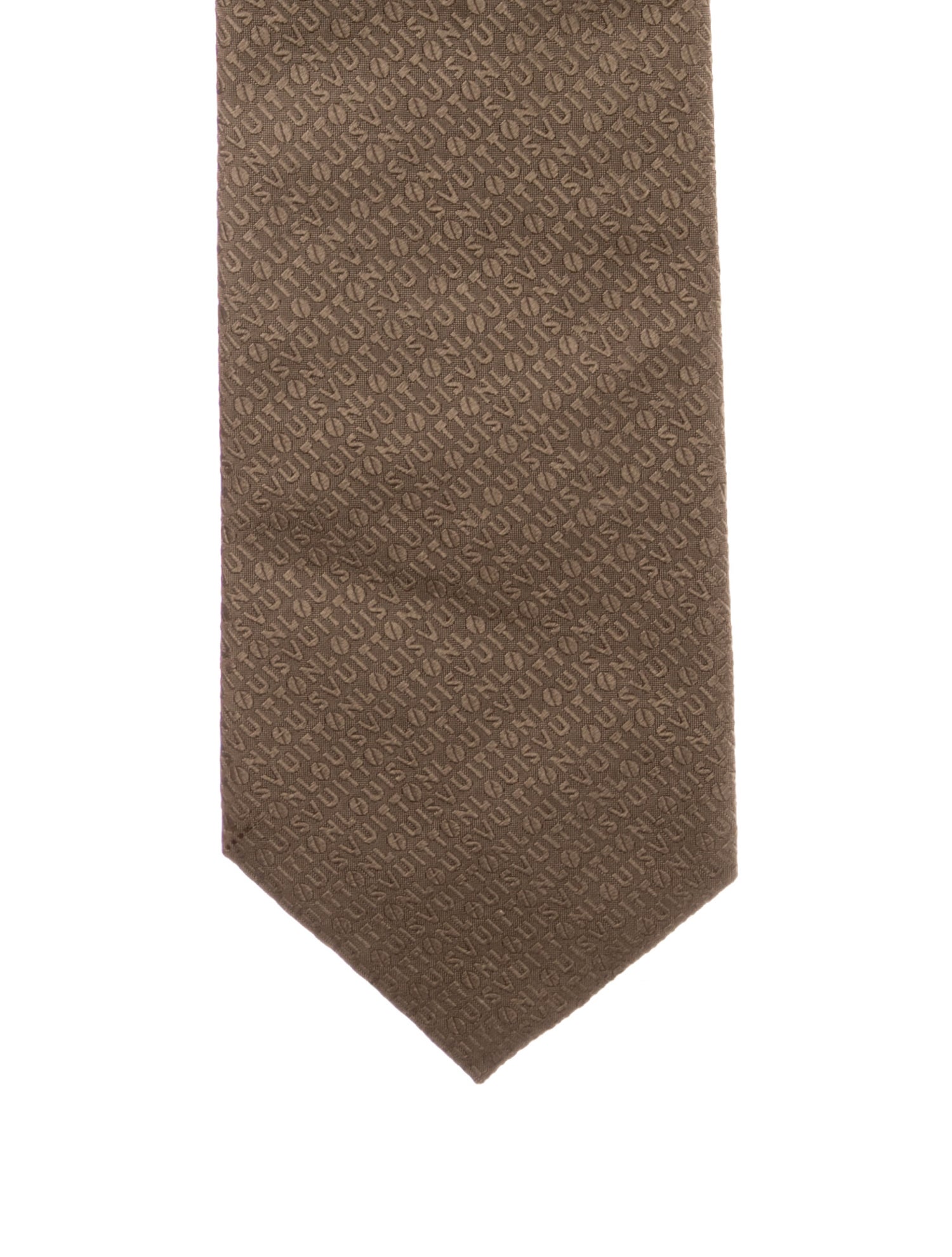 Louis Vuitton pattern silk tie - Brown Ties, Suiting Accessories - LOU981490 | The RealReal