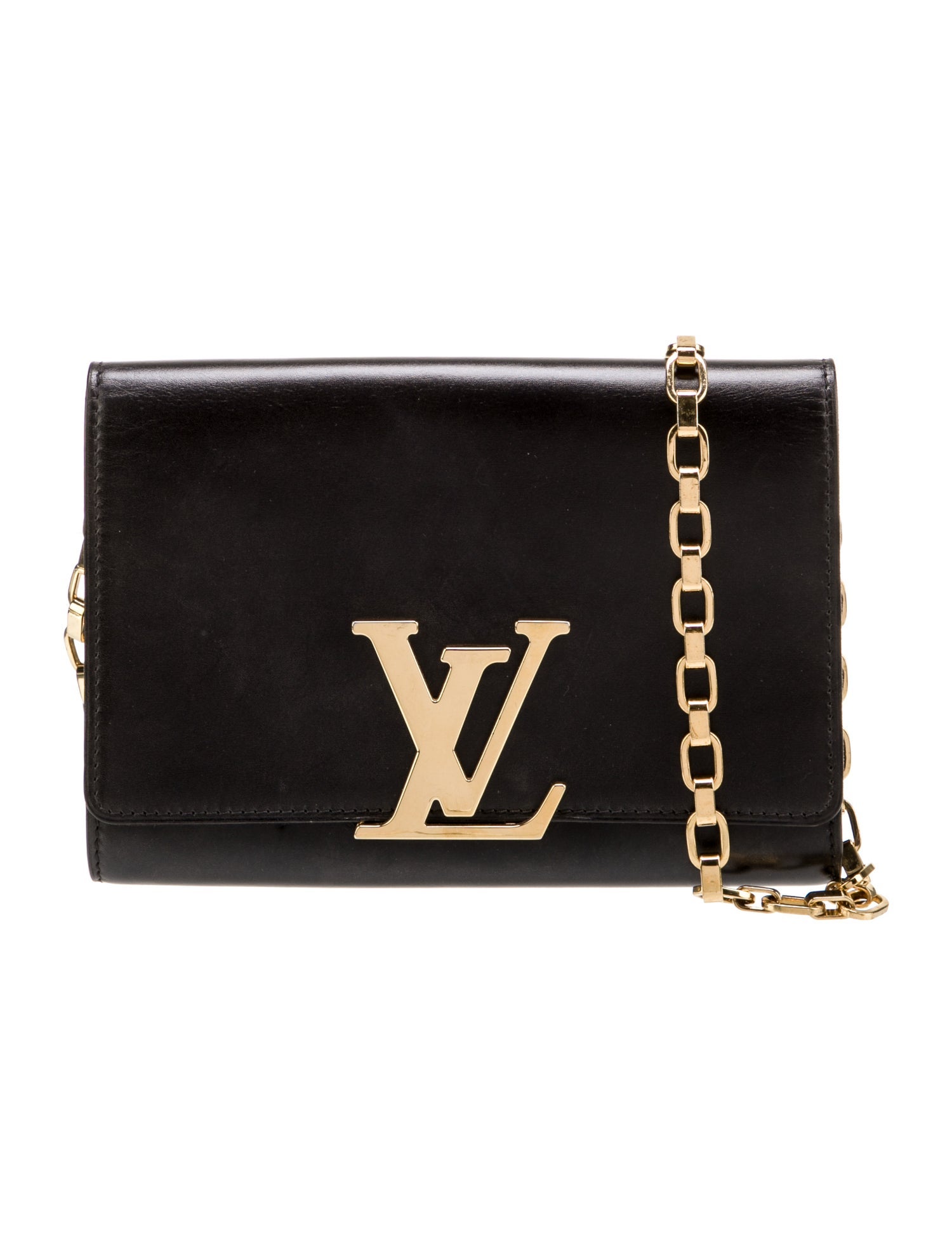 Louis Vuitton Leather Louise GM - Black Shoulder Bags, Handbags ...