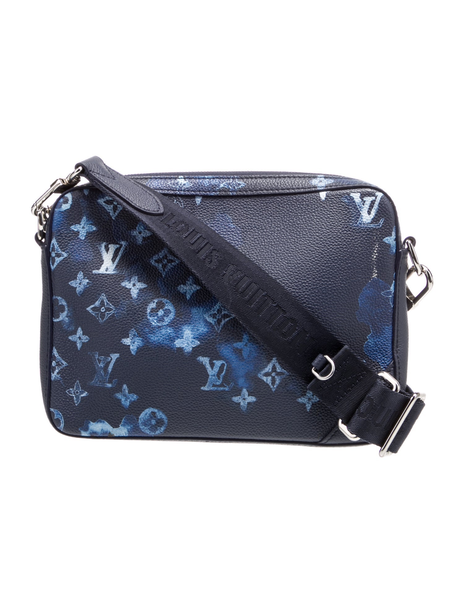 Louis Vuitton LV Monogram Ink Watercolor - Blue Messenger Bags, Bags ...