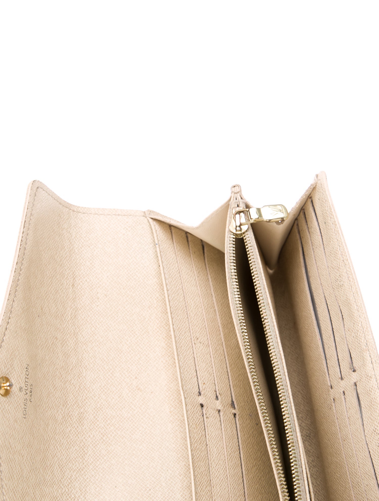 Louis Vuitton 2014 Damier Azur Pattern Sarah Wallet - Neutrals Wallets ...