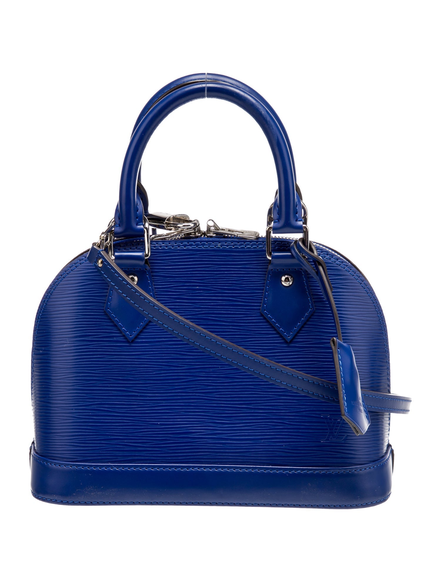 Louis Vuitton Epi Leather Alma BB - Blue Handle Bags, Handbags ...