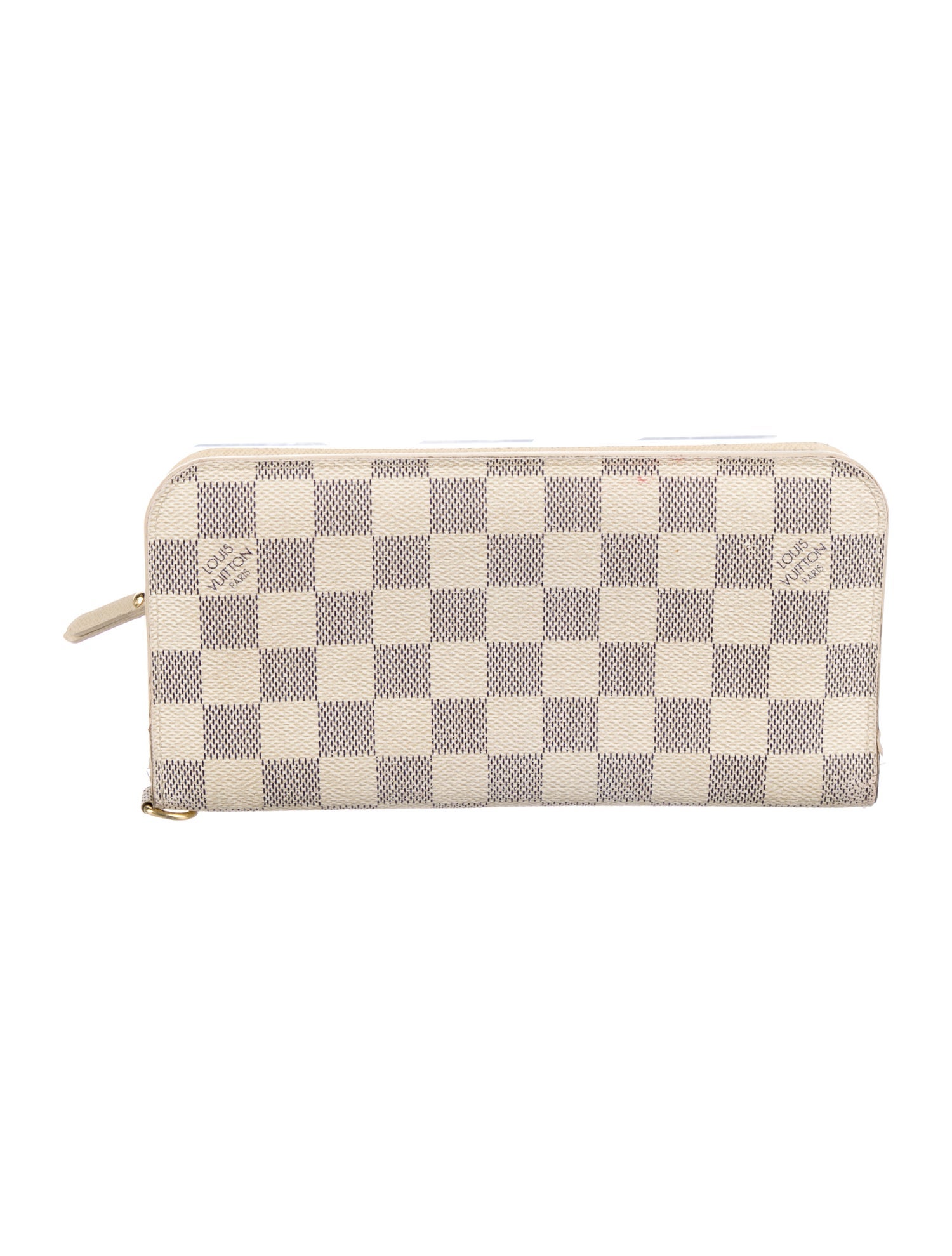 Louis Vuitton Damier Azur Pattern Coated Canvas Insolite Wallet ...