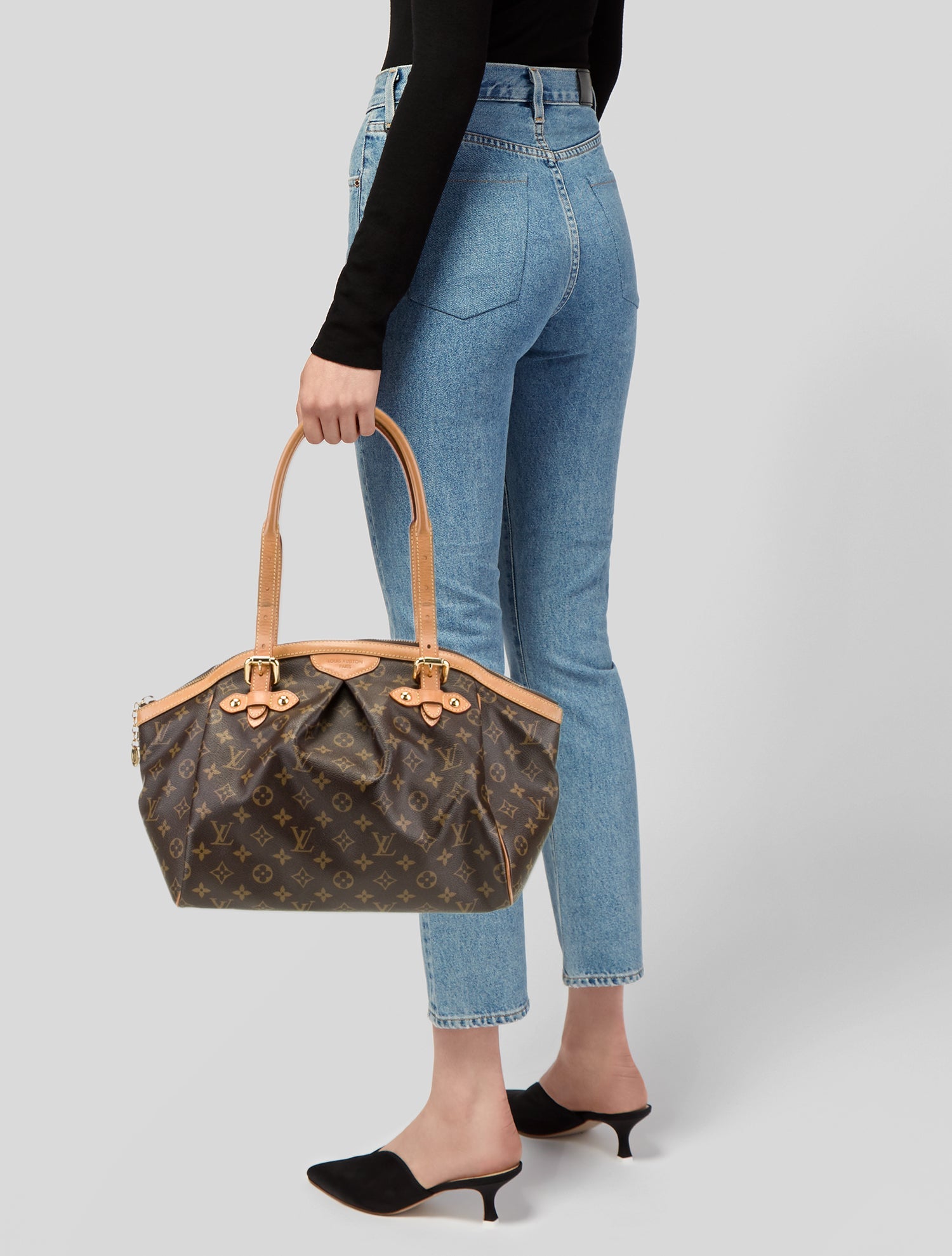 Louis Vuitton LV Monogram Tivoli MM - Brown Shoulder Bags, Handbags ...