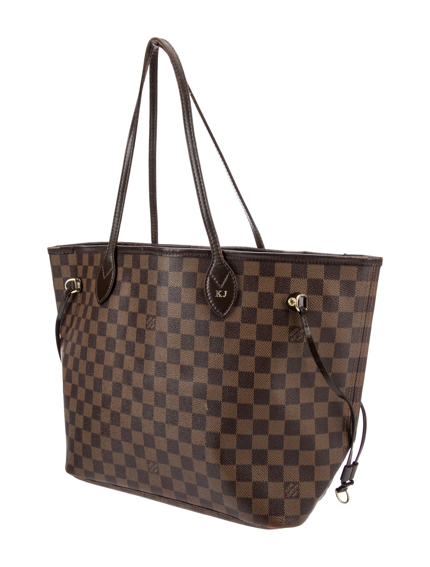 Louis Vuitton Damier Ebene Neverfull MM - Brown Totes, Handbags ...